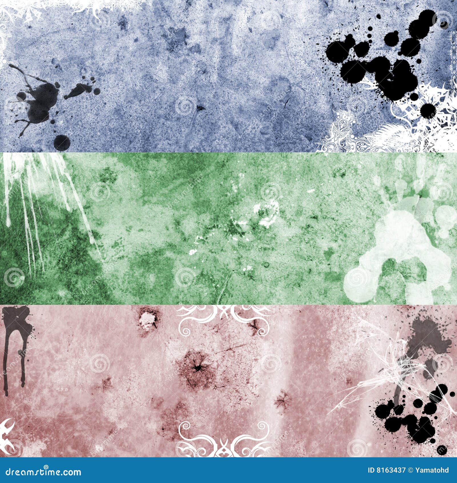 Grunge banners 10 stock illustration. Illustration of faded - 8163437