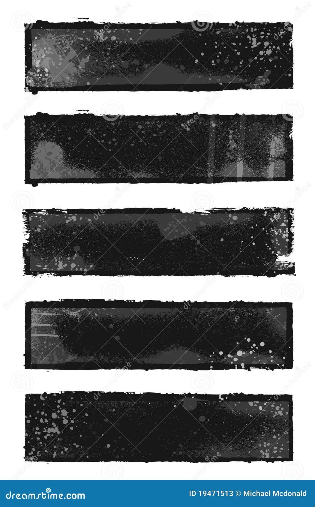 Grunge banners stock vector. Illustration of element - 19471513