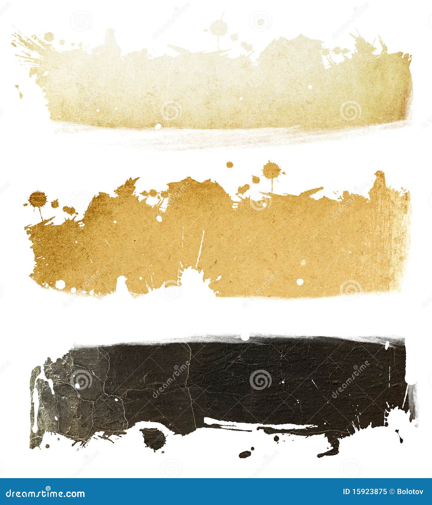 Grunge banners collection. stock illustration. Illustration of pattern ...