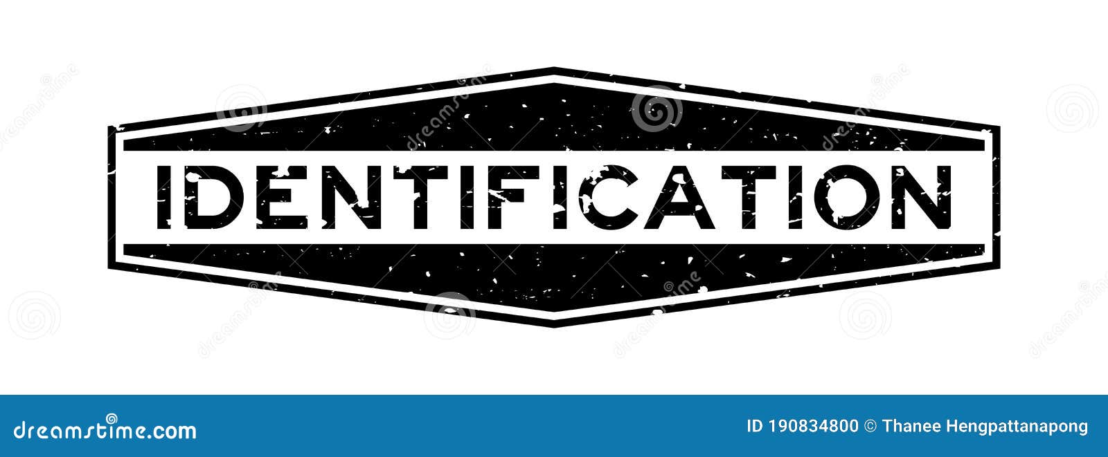 Identification Word Cloud Collage Stock Photography | CartoonDealer.com ...