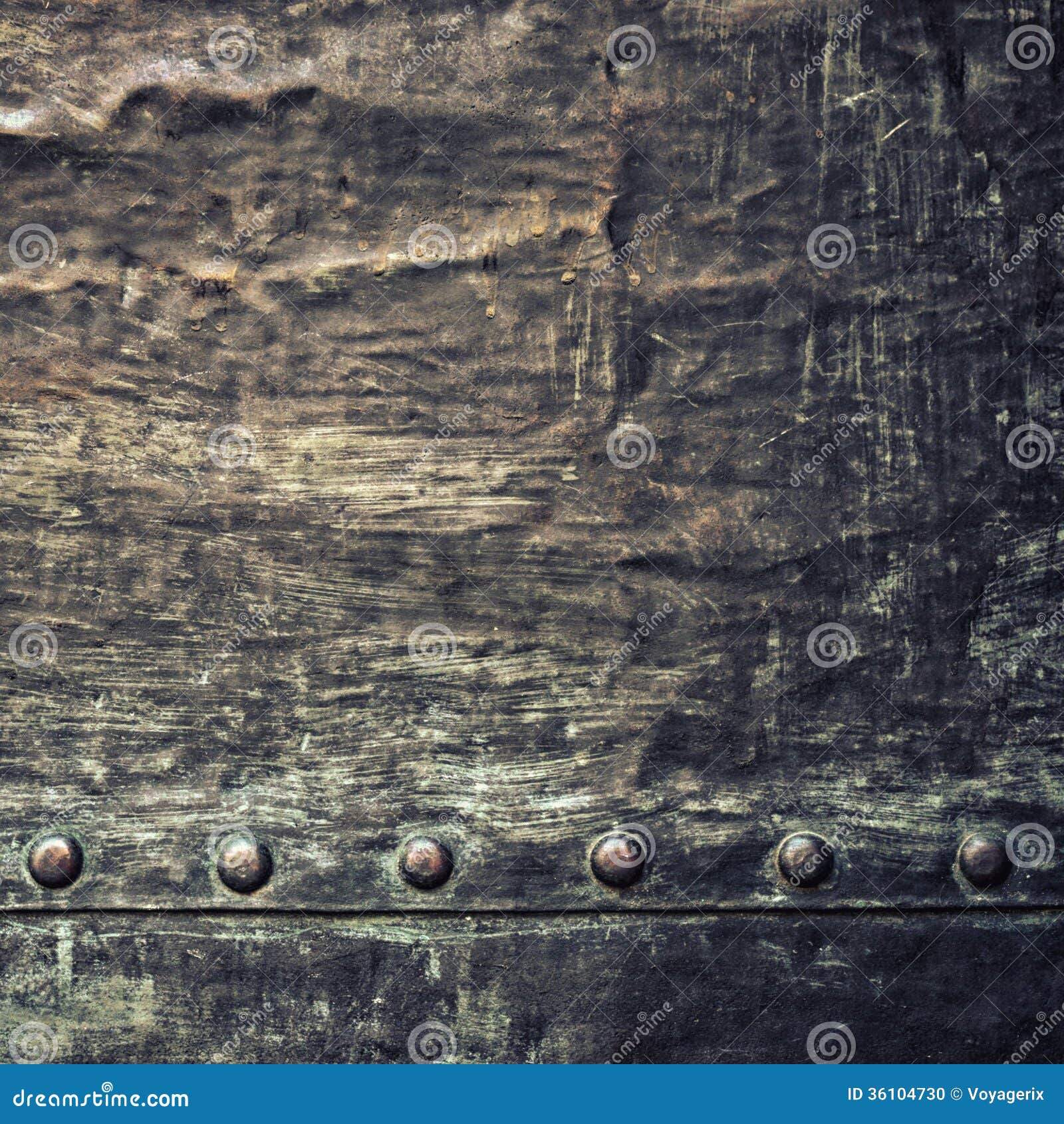 Grunge Black Metal Plate with Rivets Screws Background Texture Stock ...
