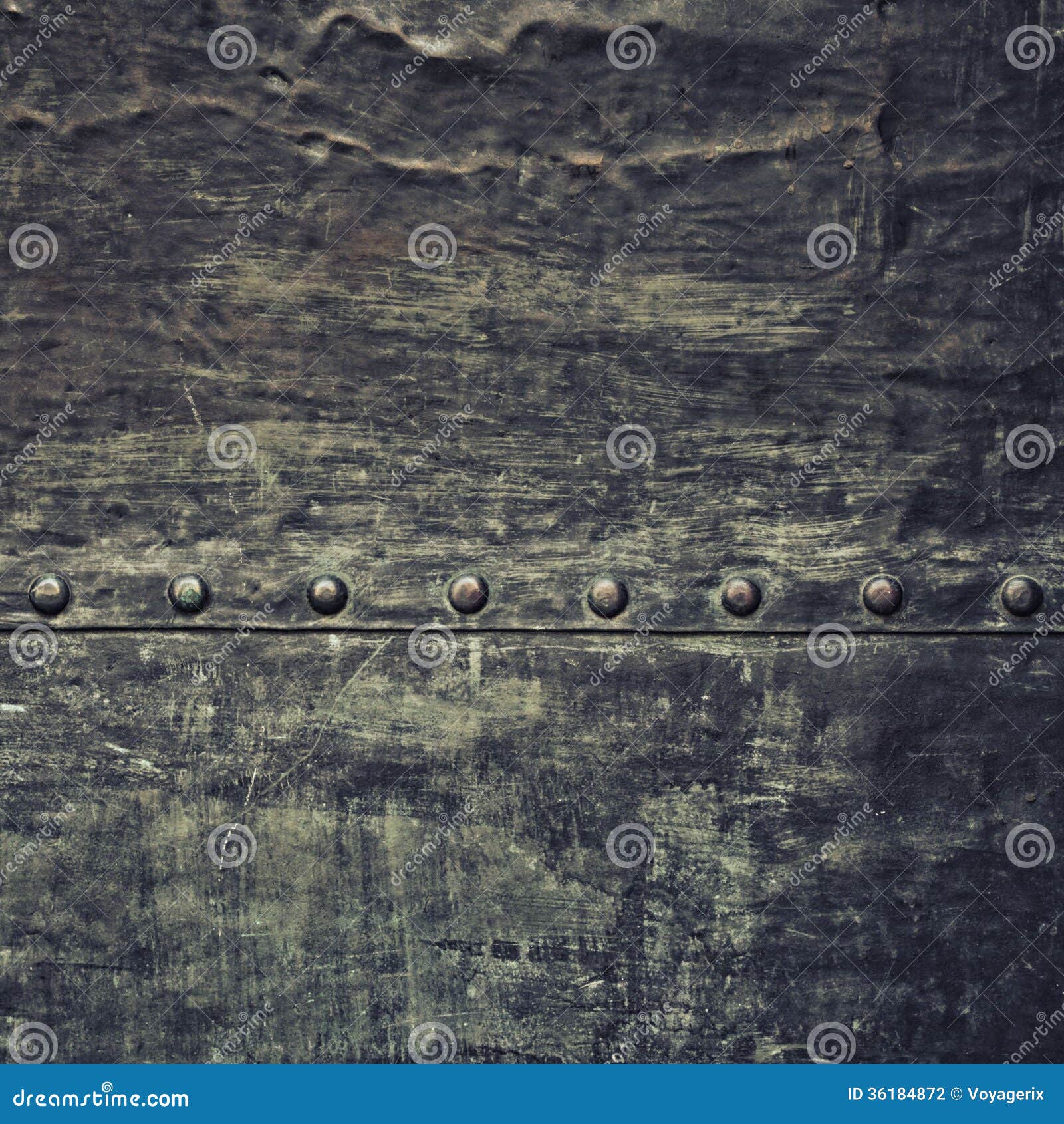 Grunge Black Metal Plate with Rivets Screws Background Texture Stock ...