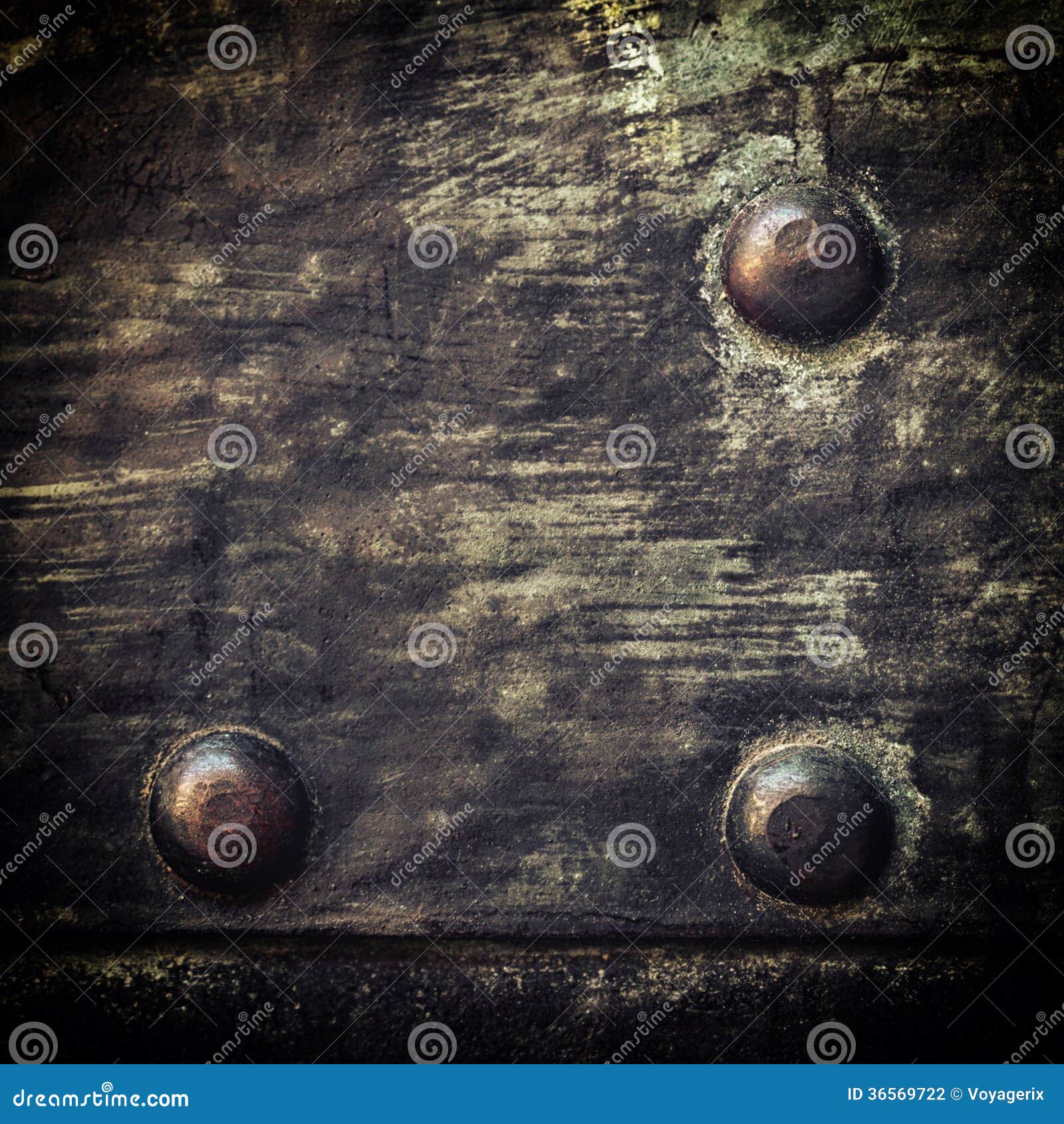 Grunge Black Metal Plate with Rivets Screws Background Texture Stock ...