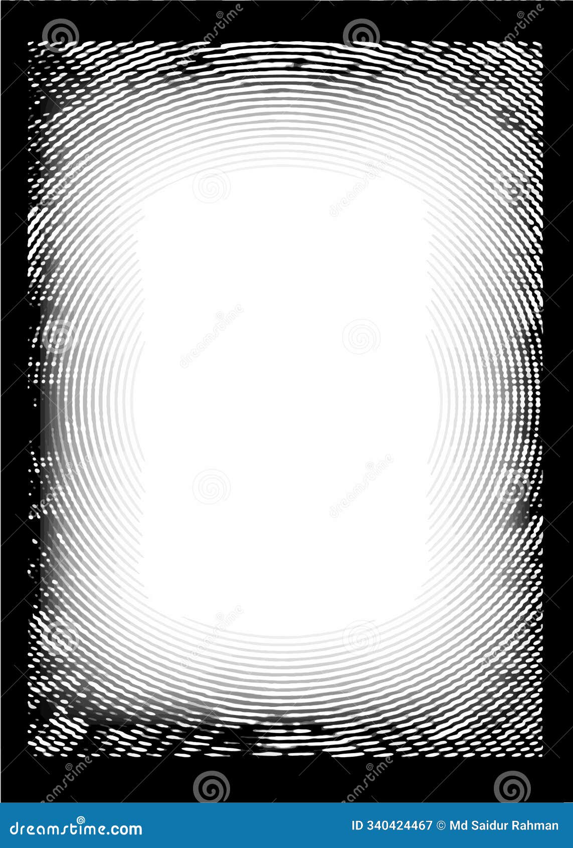 Grunge Black and White Grunge Frame with a White Background, a Square ...