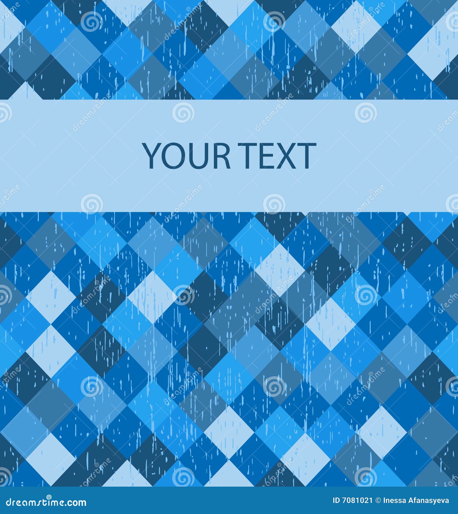 Grunge blue banner stock vector. Illustration of grunge - 7081021