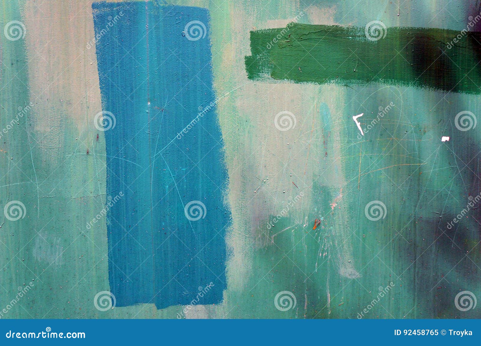 Grunge Blue and Green Wall Texture. Stock Image - Image of grunge, wall ...