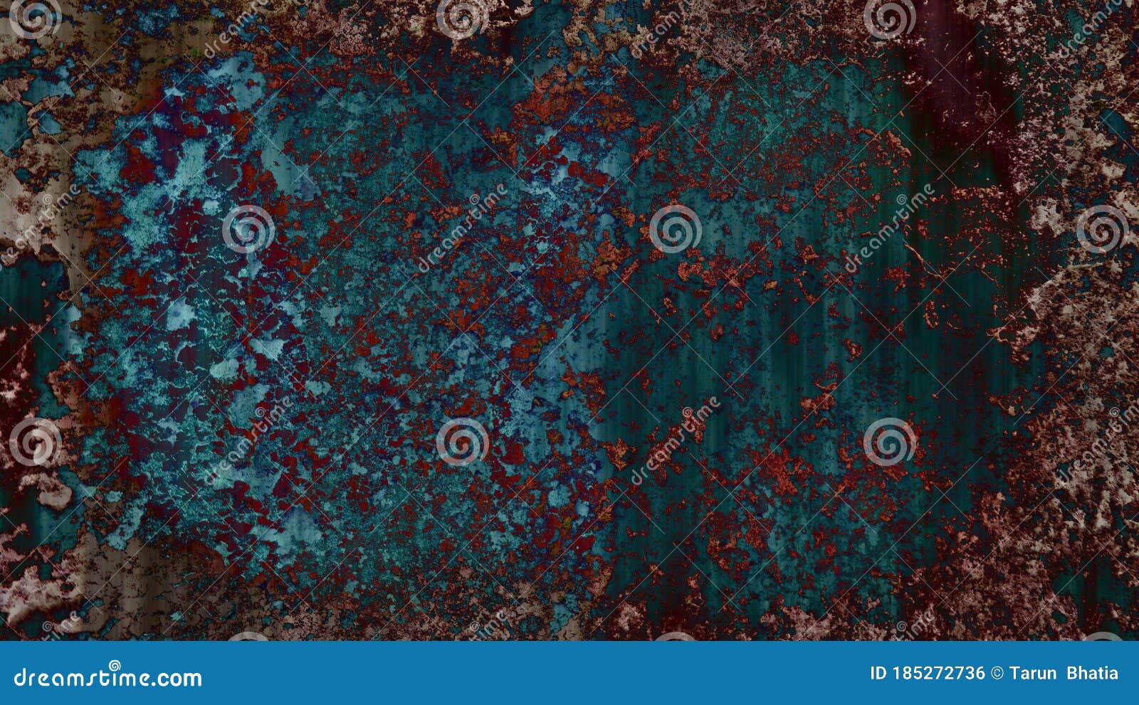Grunge Blue Rustic Wall Texture Wallpaper Design. Stock Photo - Image ...