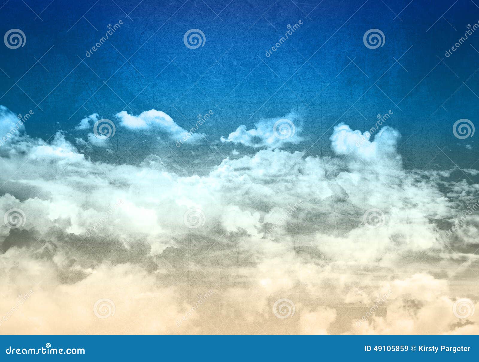 Grunge blue sky background stock illustration. Illustration of cloud ...