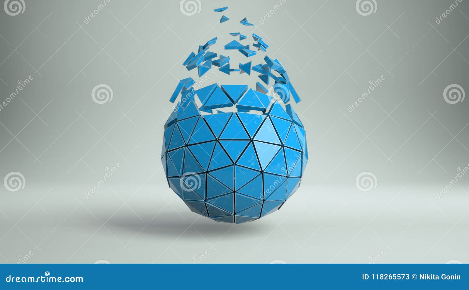 Blue Exploded Background Royalty-Free Stock Image | CartoonDealer.com ...