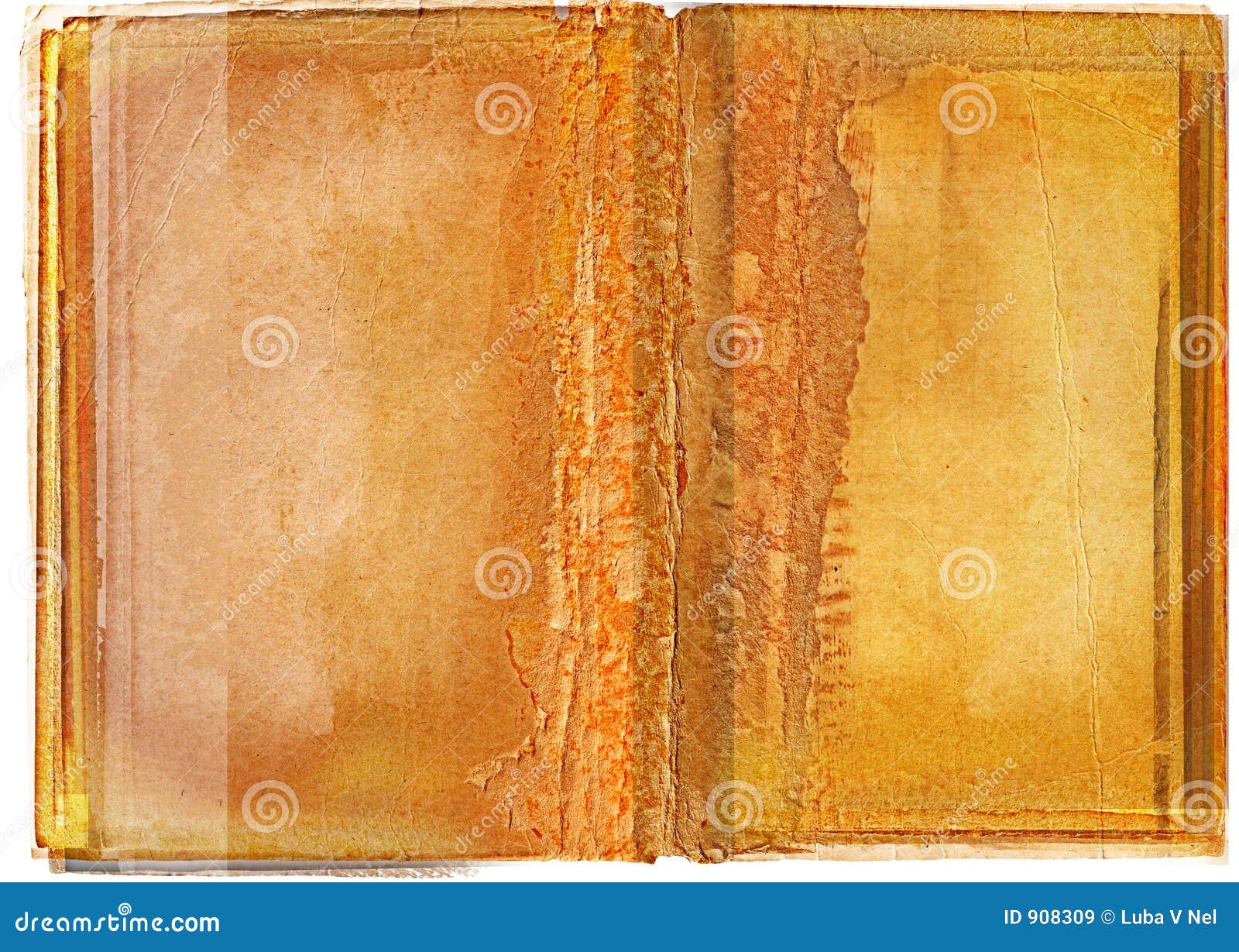 Grunge book spread stock image. Image of ripped, artistic - 908309