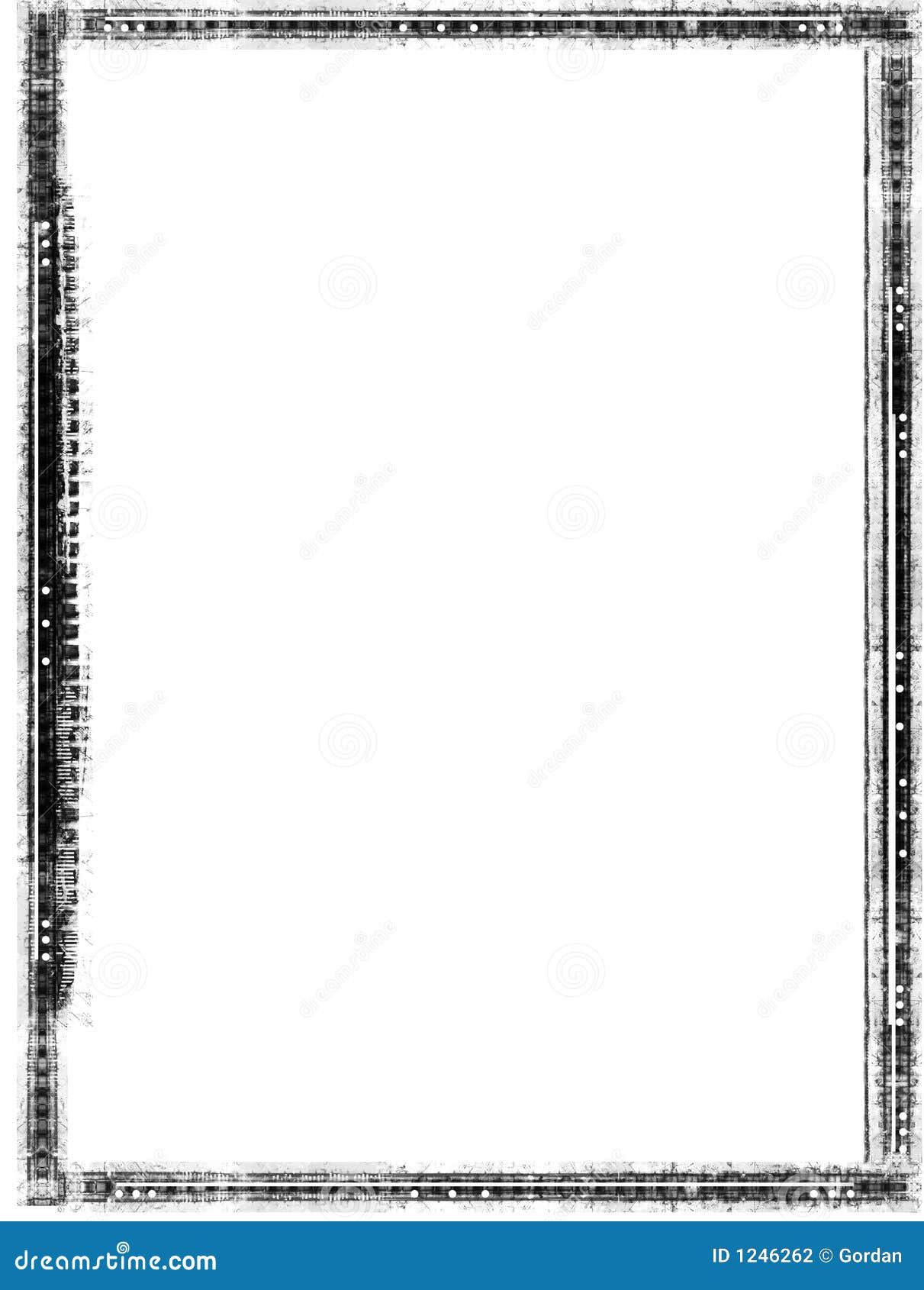 Grunge border stock illustration. Illustration of border - 1246262