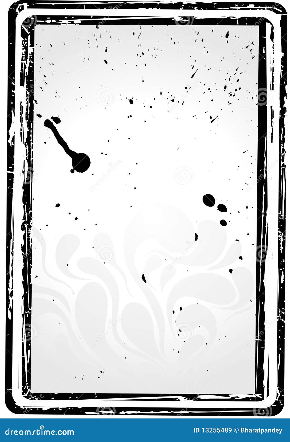 Grunge border - stock vector. Illustration of design - 13255489