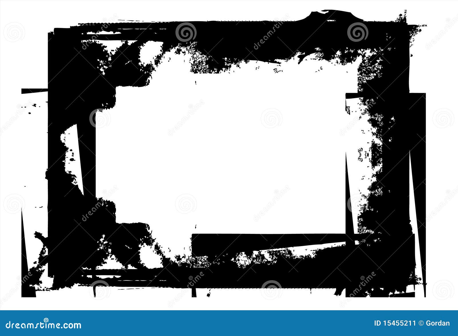 Grunge border stock vector. Illustration of dirty, decorative - 15455211