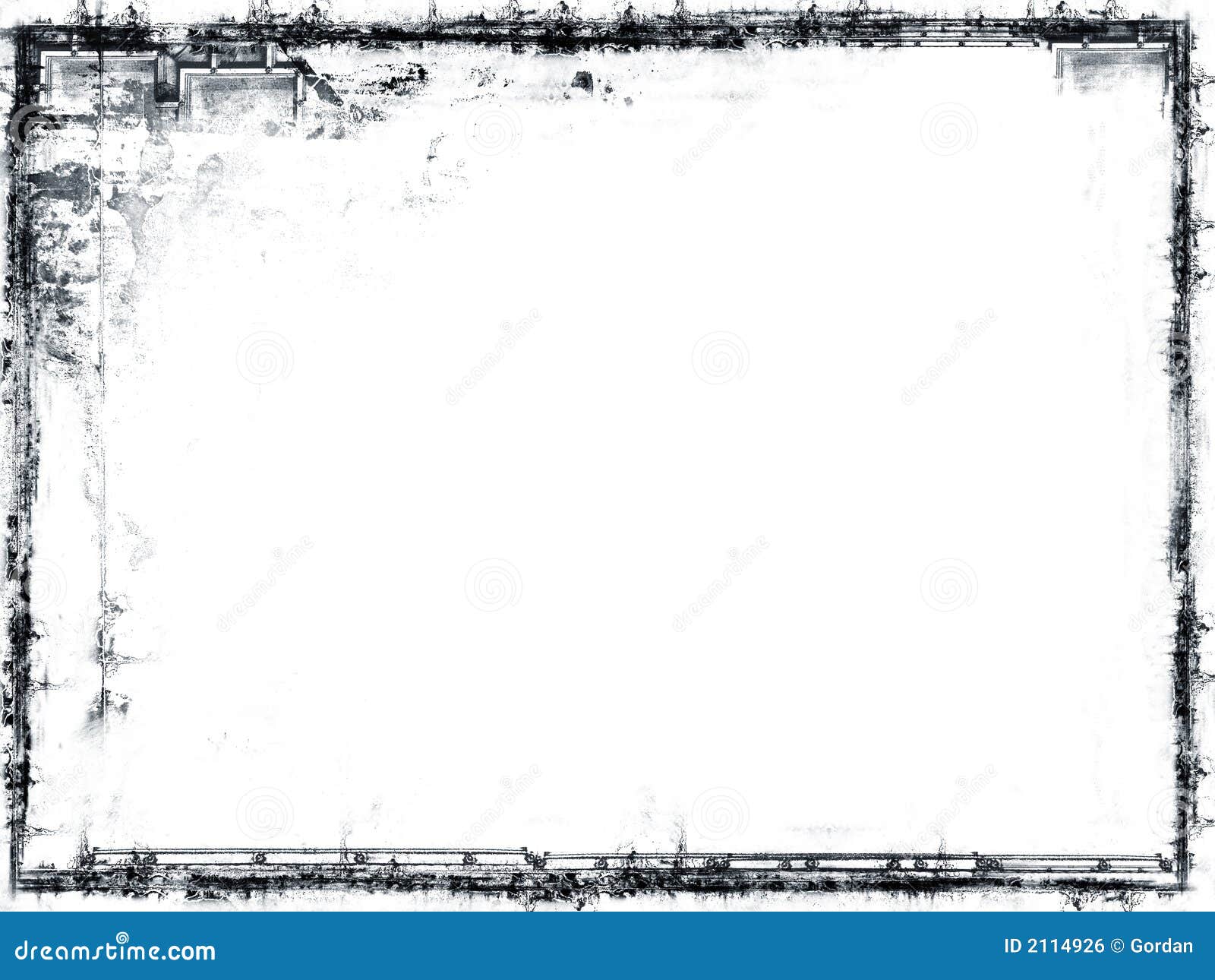 Grunge border stock illustration. Illustration of black - 2114926