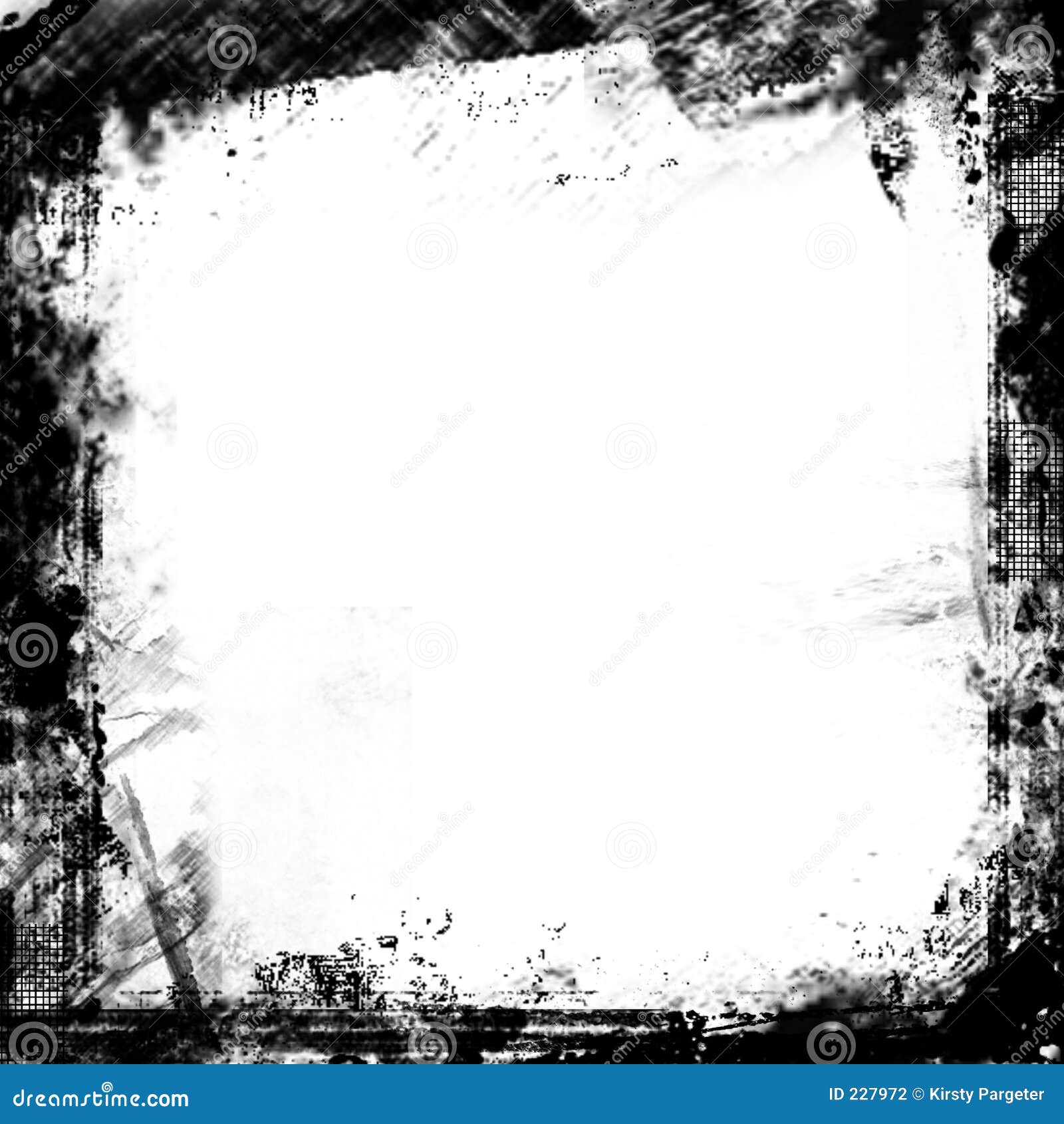 Grunge border stock illustration. Illustration of grunge - 227972