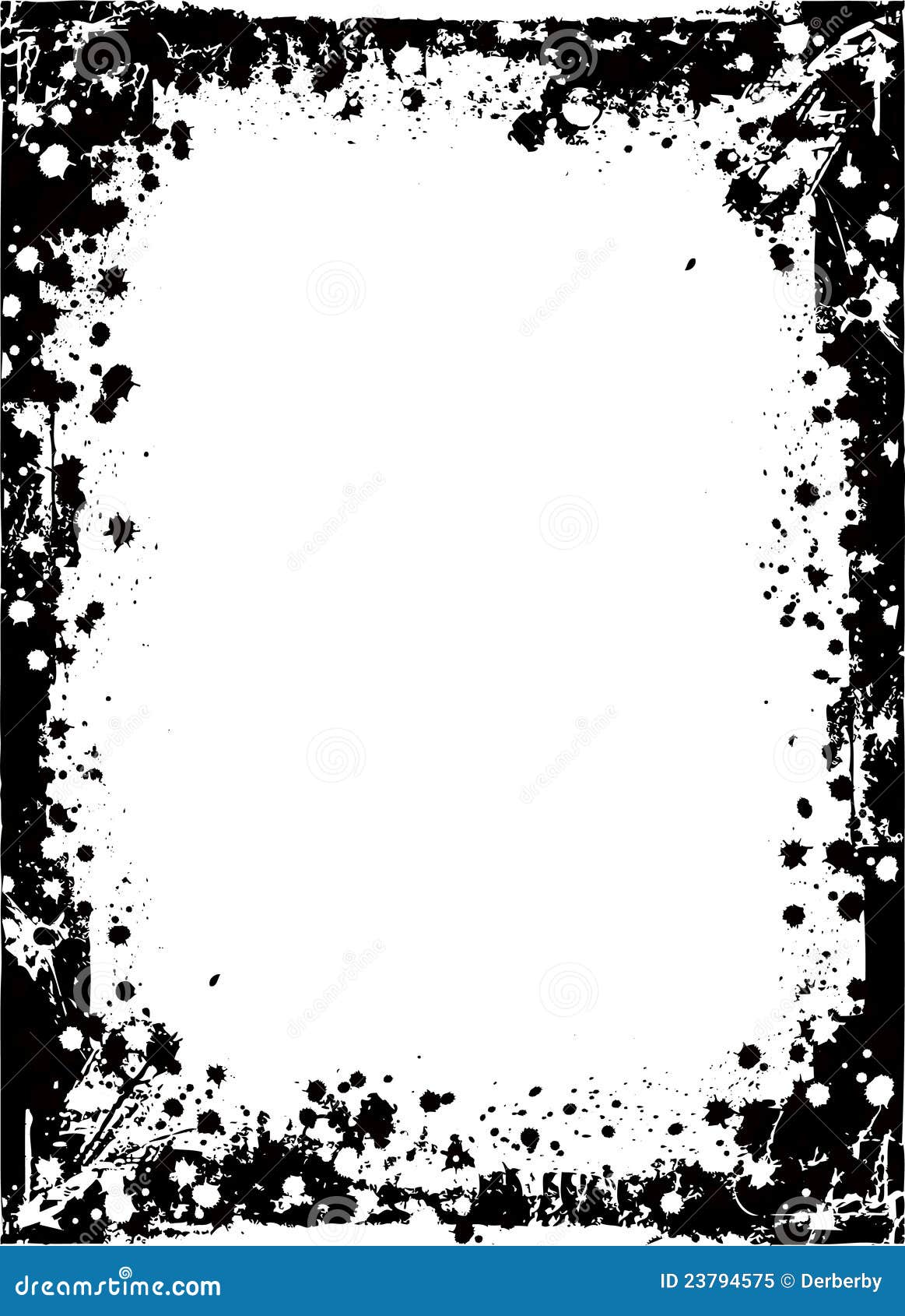 Grunge border stock vector. Illustration of illustrated - 23794575