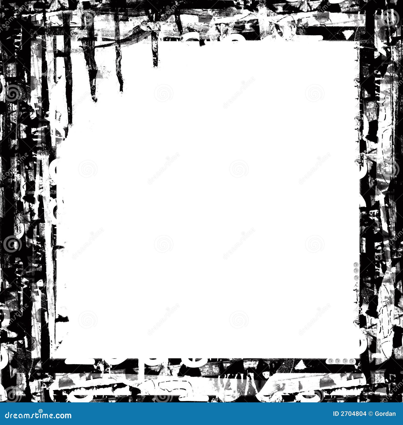 Grunge border stock illustration. Illustration of mess - 2704804