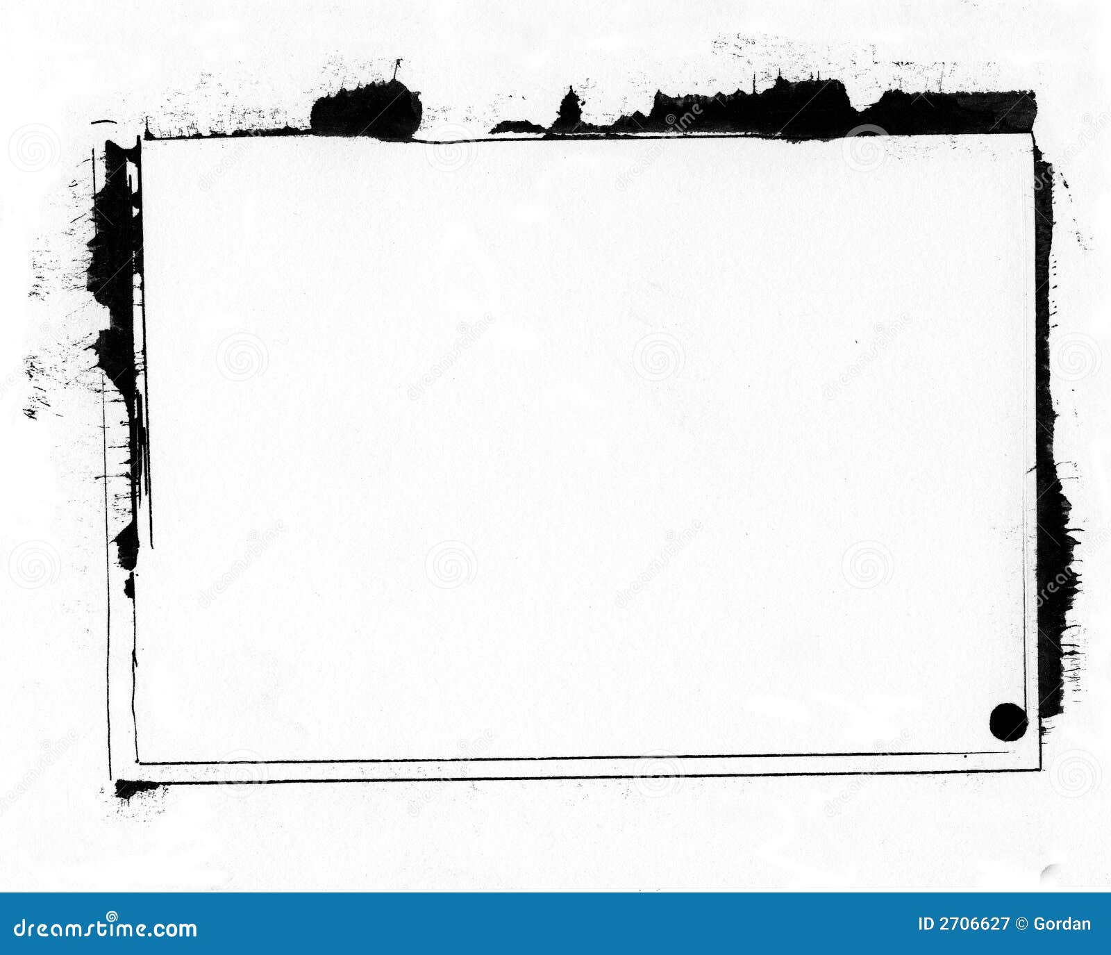 Grunge border stock illustration. Illustration of paint - 2706627