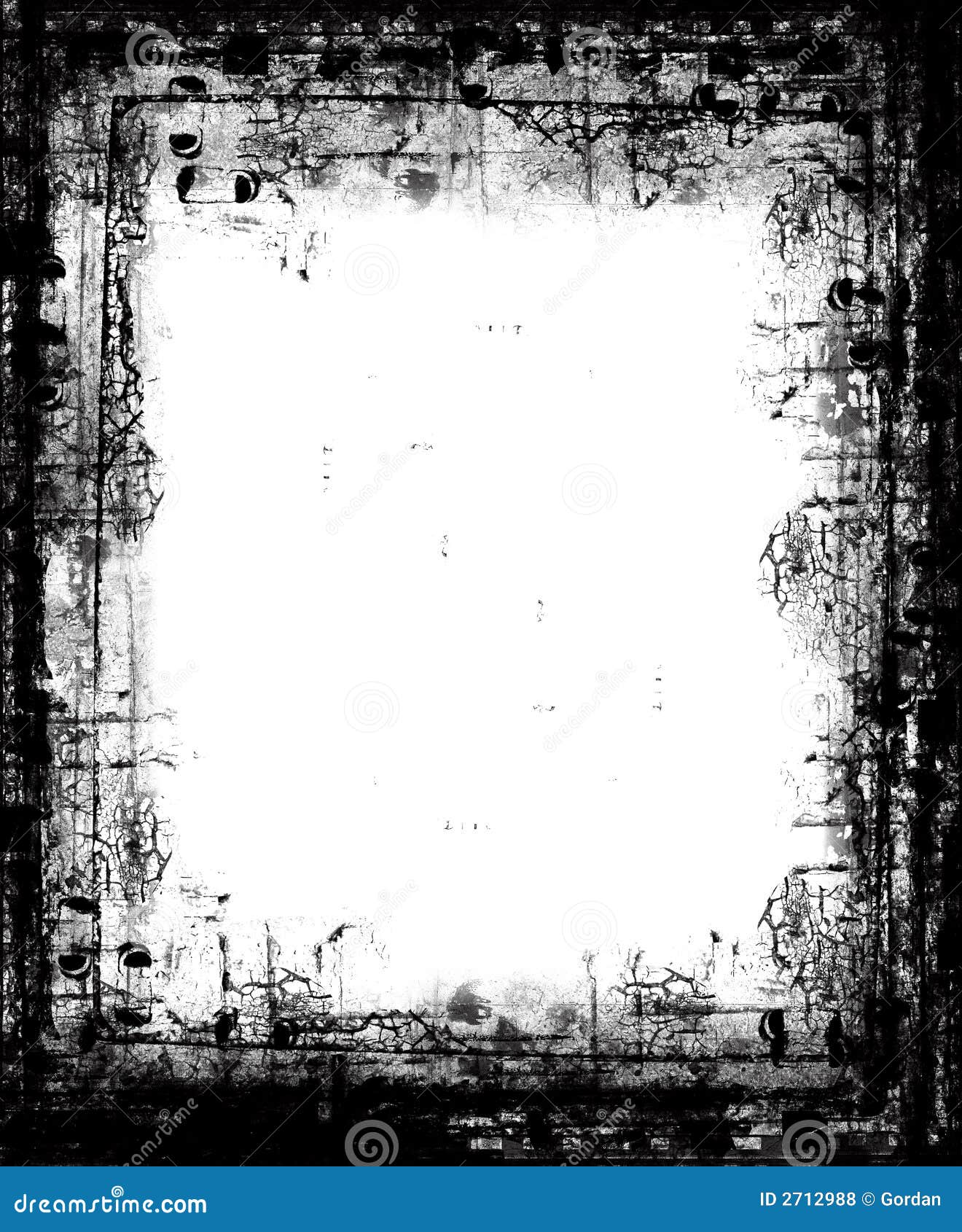Grunge border stock illustration. Illustration of noisy - 2712988