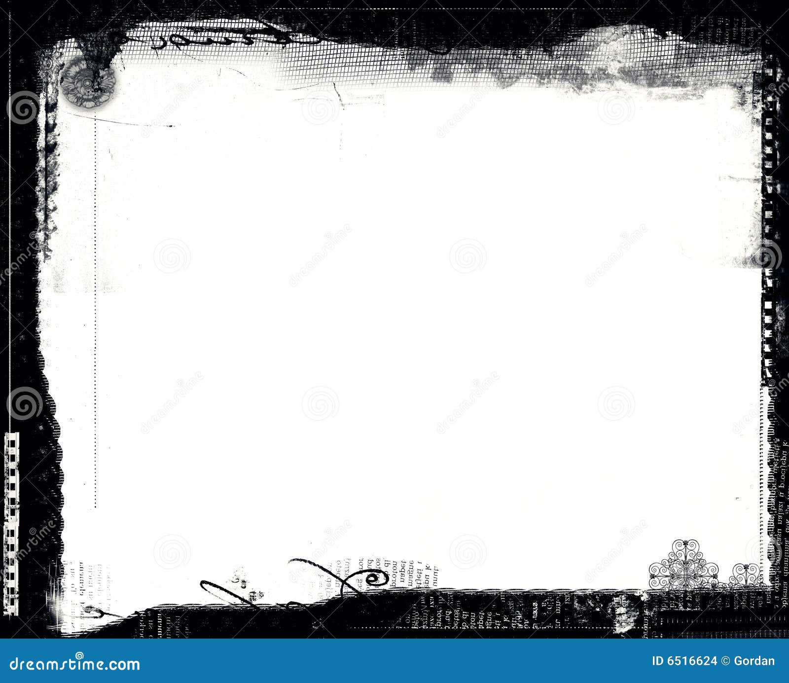 Grunge border stock illustration. Illustration of antique - 6516624