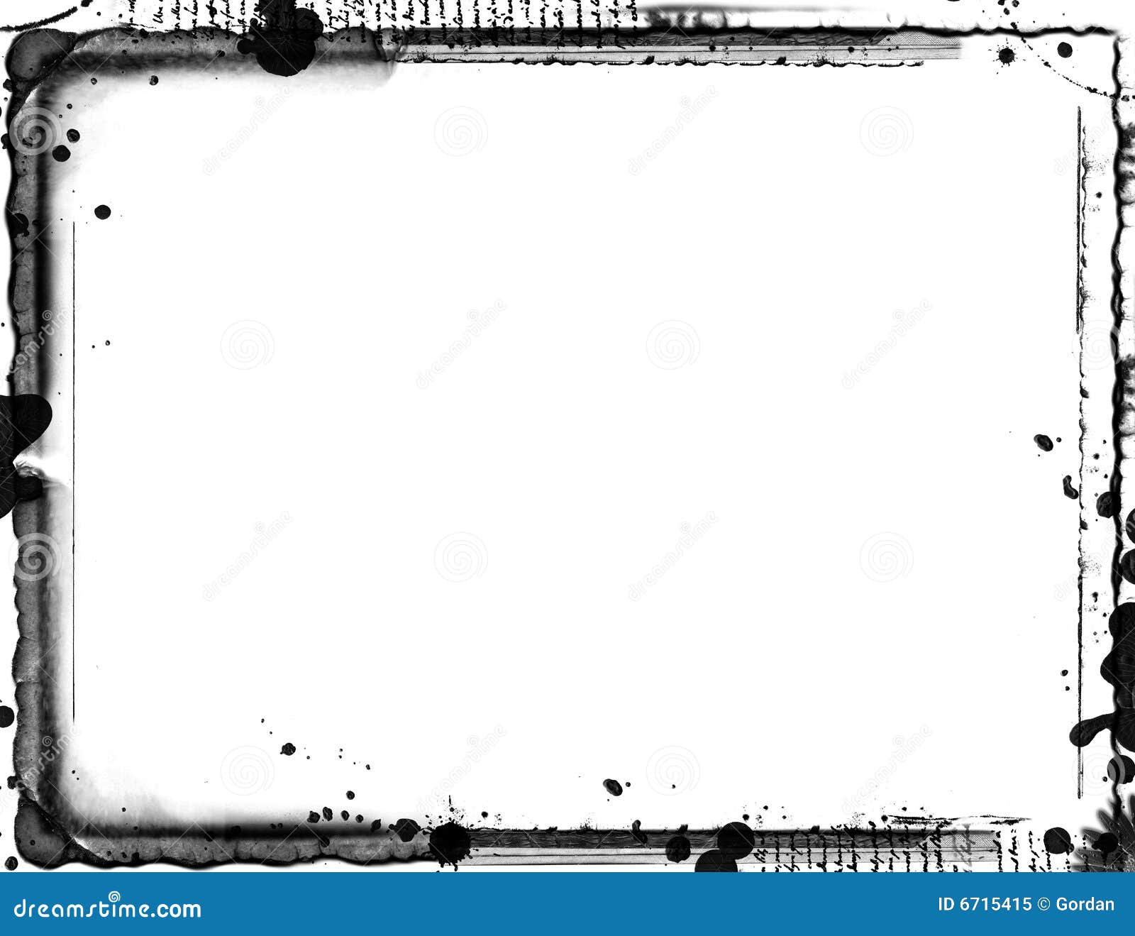 Grunge border stock illustration. Illustration of layered - 6715415