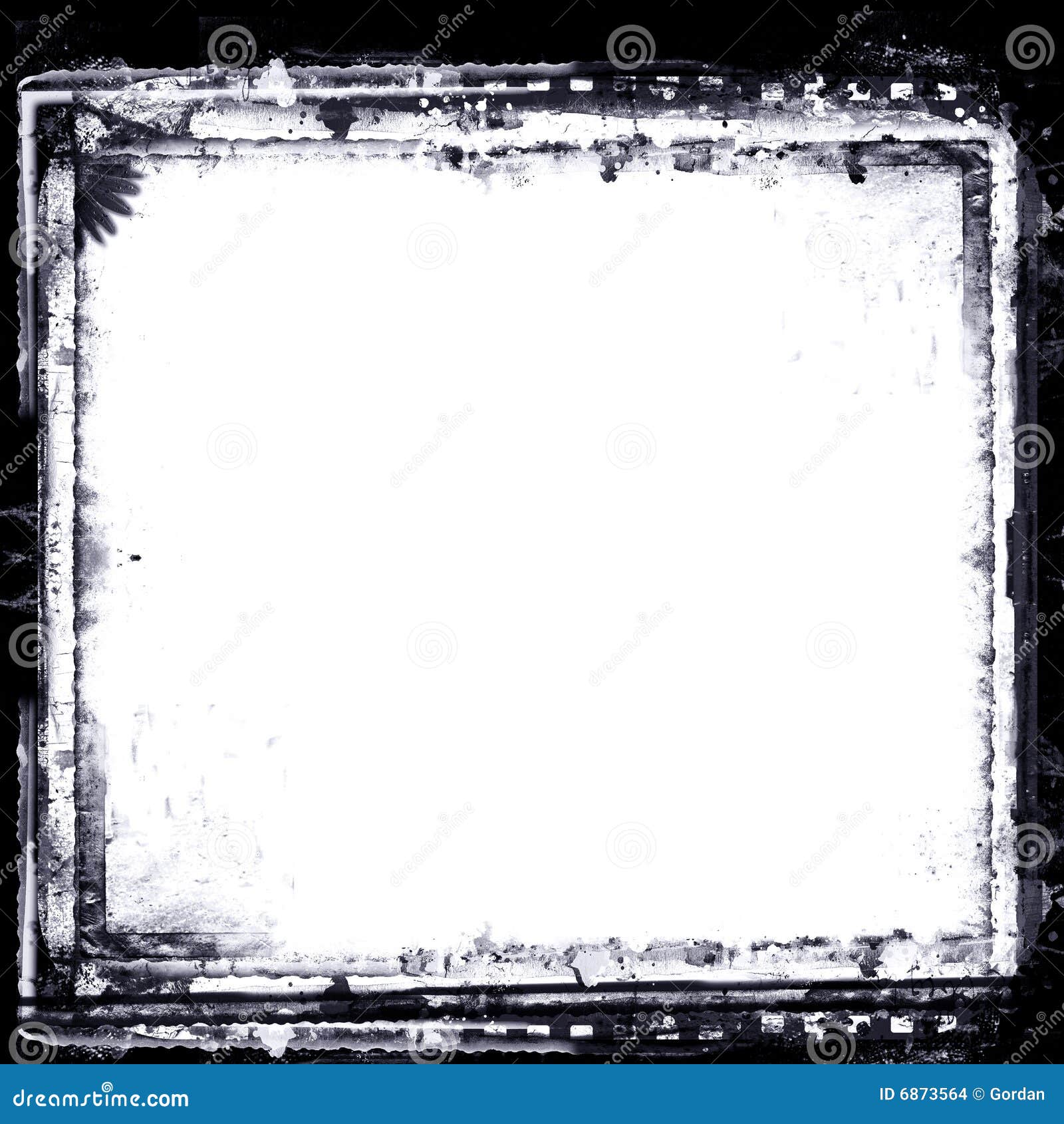 Grunge border stock illustration. Illustration of graphic - 6873564