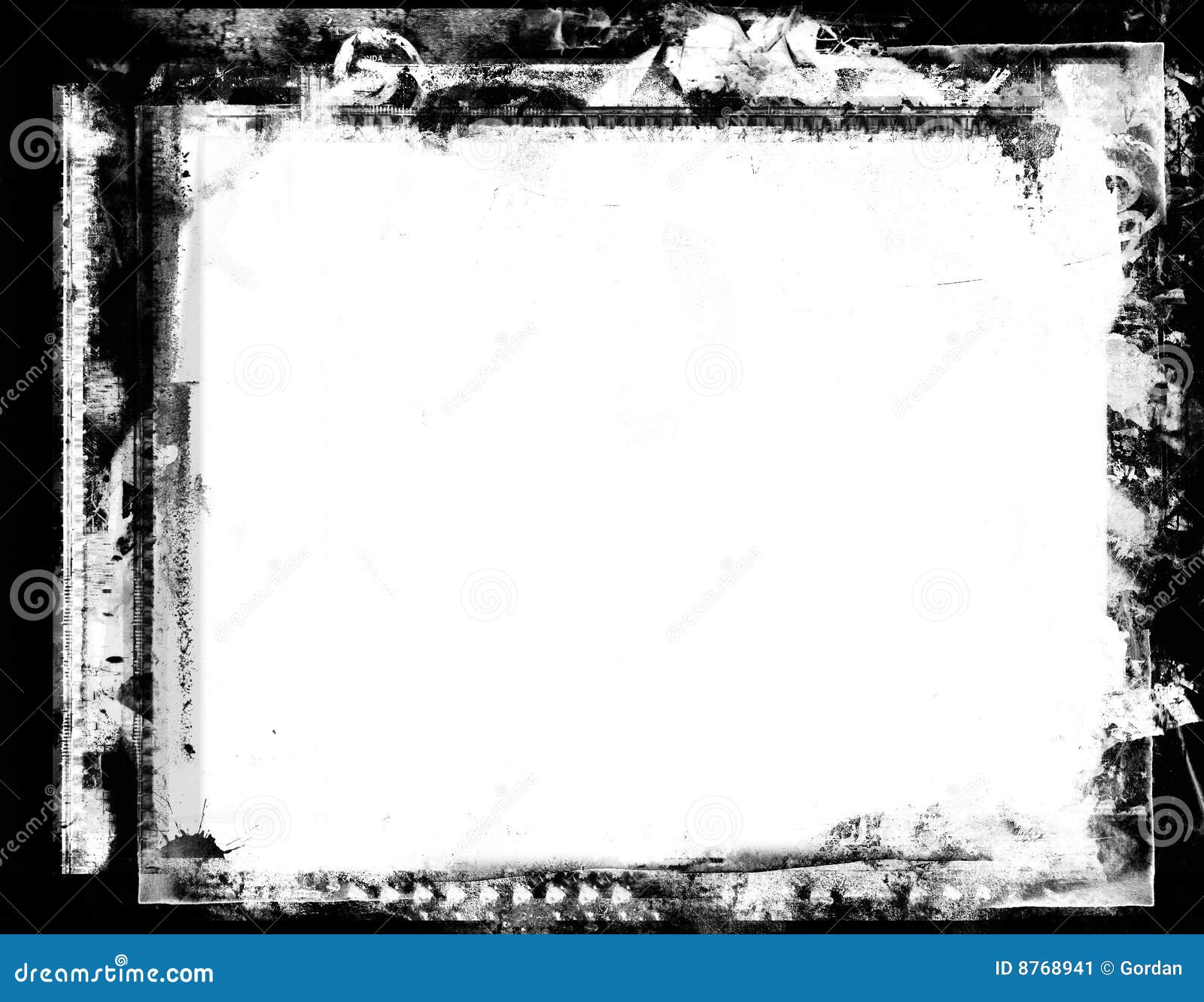 Grunge border stock illustration. Illustration of mess - 8768941
