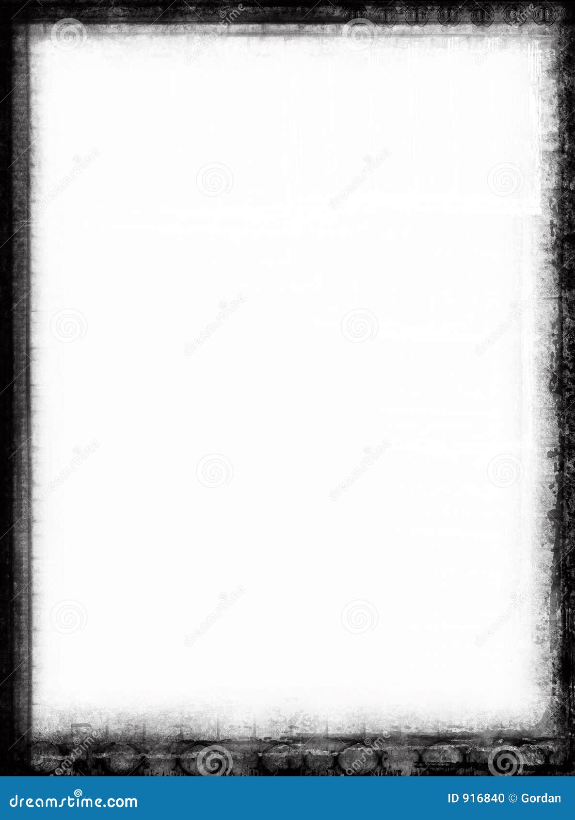 Grunge border stock illustration. Illustration of rust - 916840