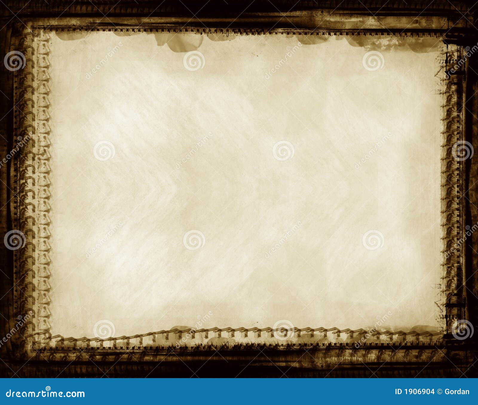 Grunge Border and Background Stock Illustration - Illustration of ...