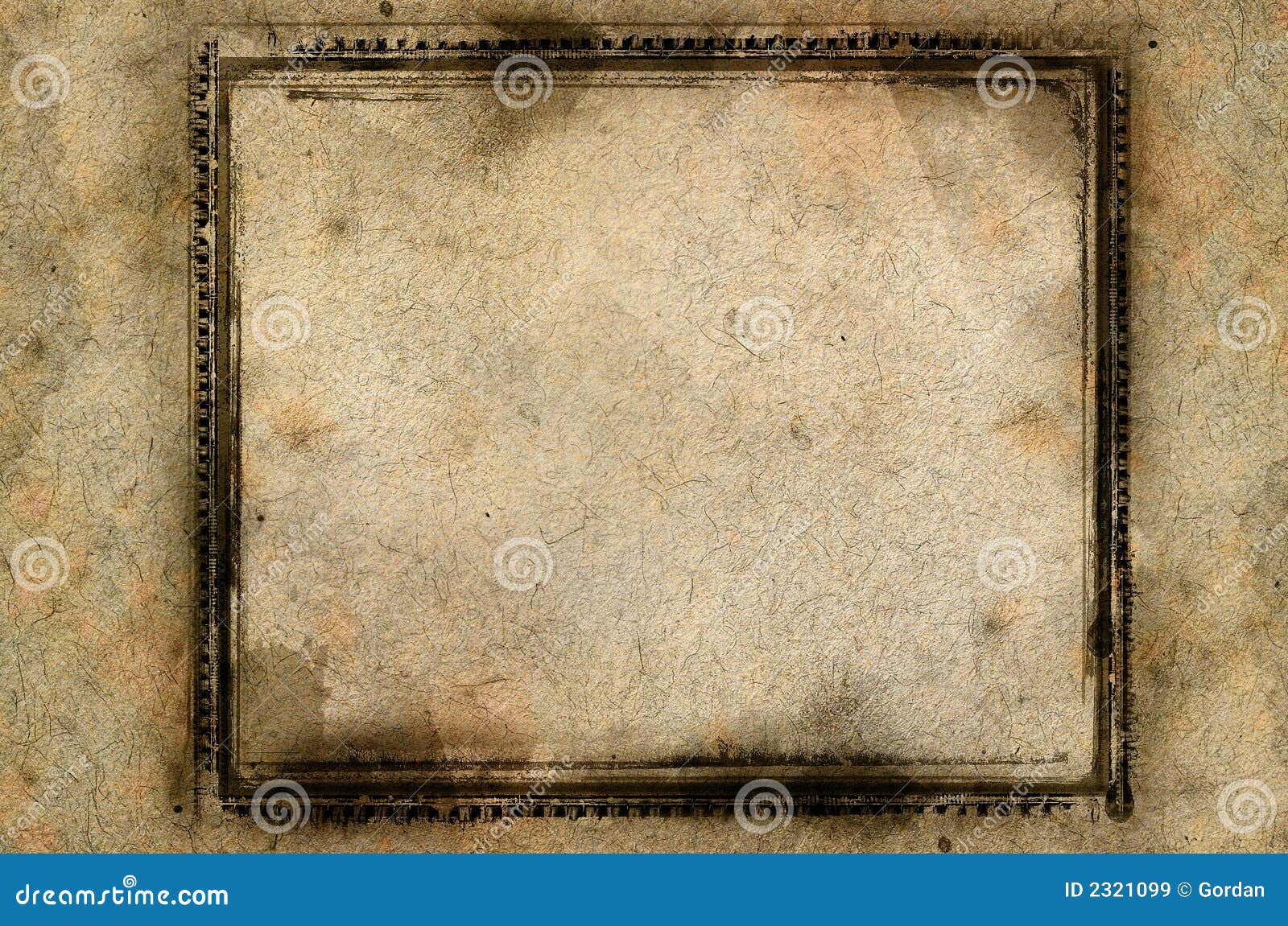 Grunge Border and Background Stock Illustration - Illustration of ...