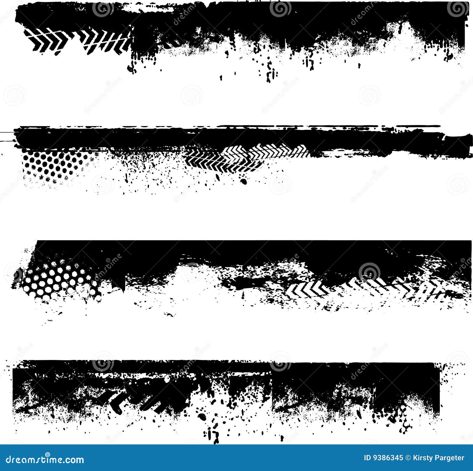 Grunge border details stock vector. Illustration of dripping - 9386345