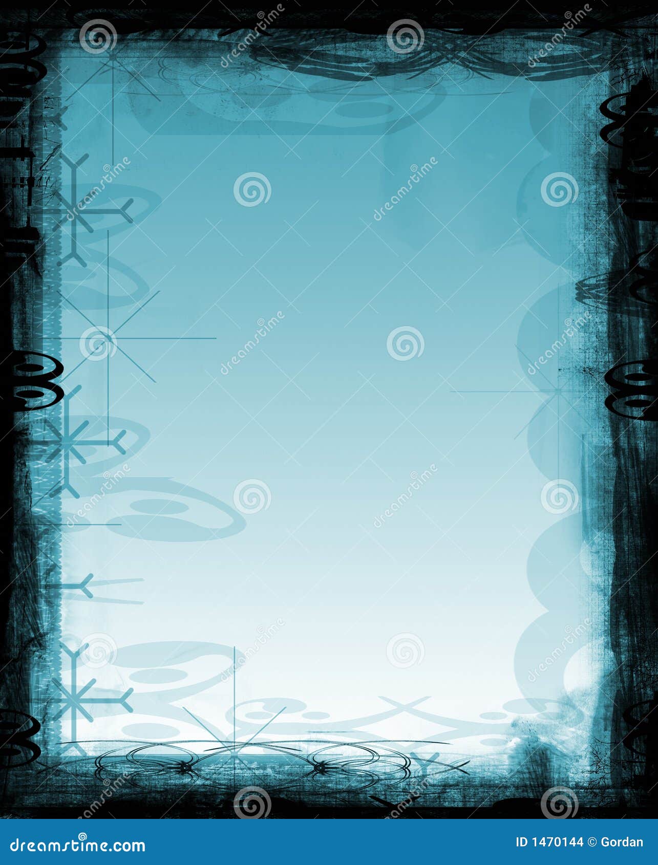 Grunge border over white stock illustration. Illustration of antique ...