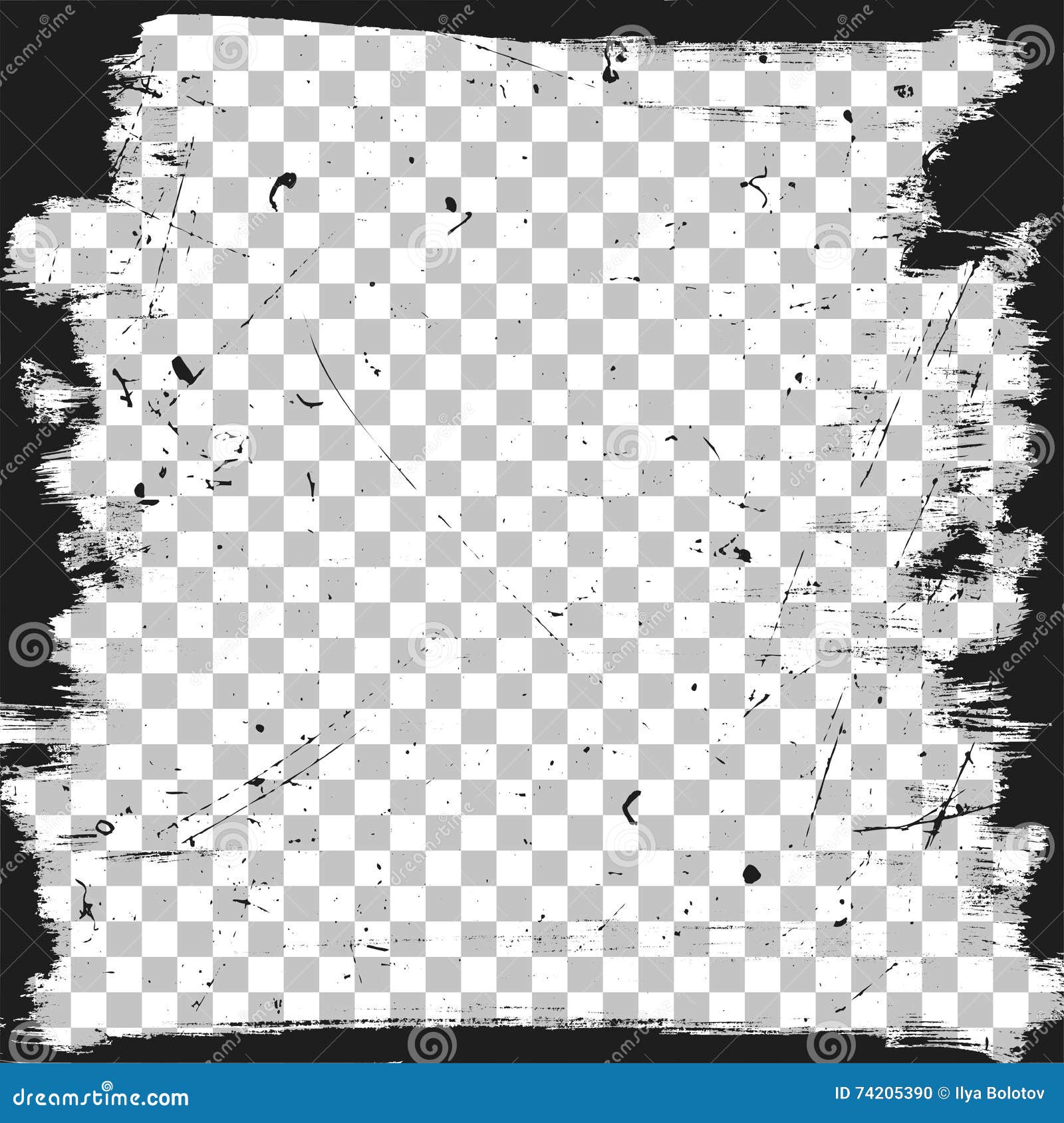 Grunge Vector Border