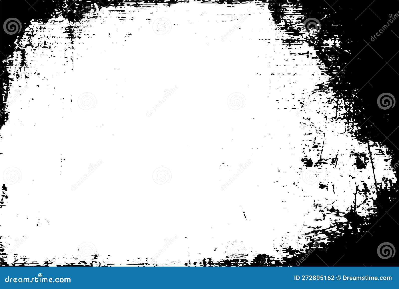 Grunge Border Vector Texture Background. Abstract Frame Overlay Stock ...