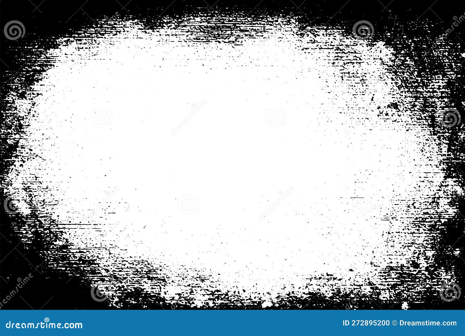 Grunge Border Vector Texture Background. Abstract Frame Overlay Stock ...