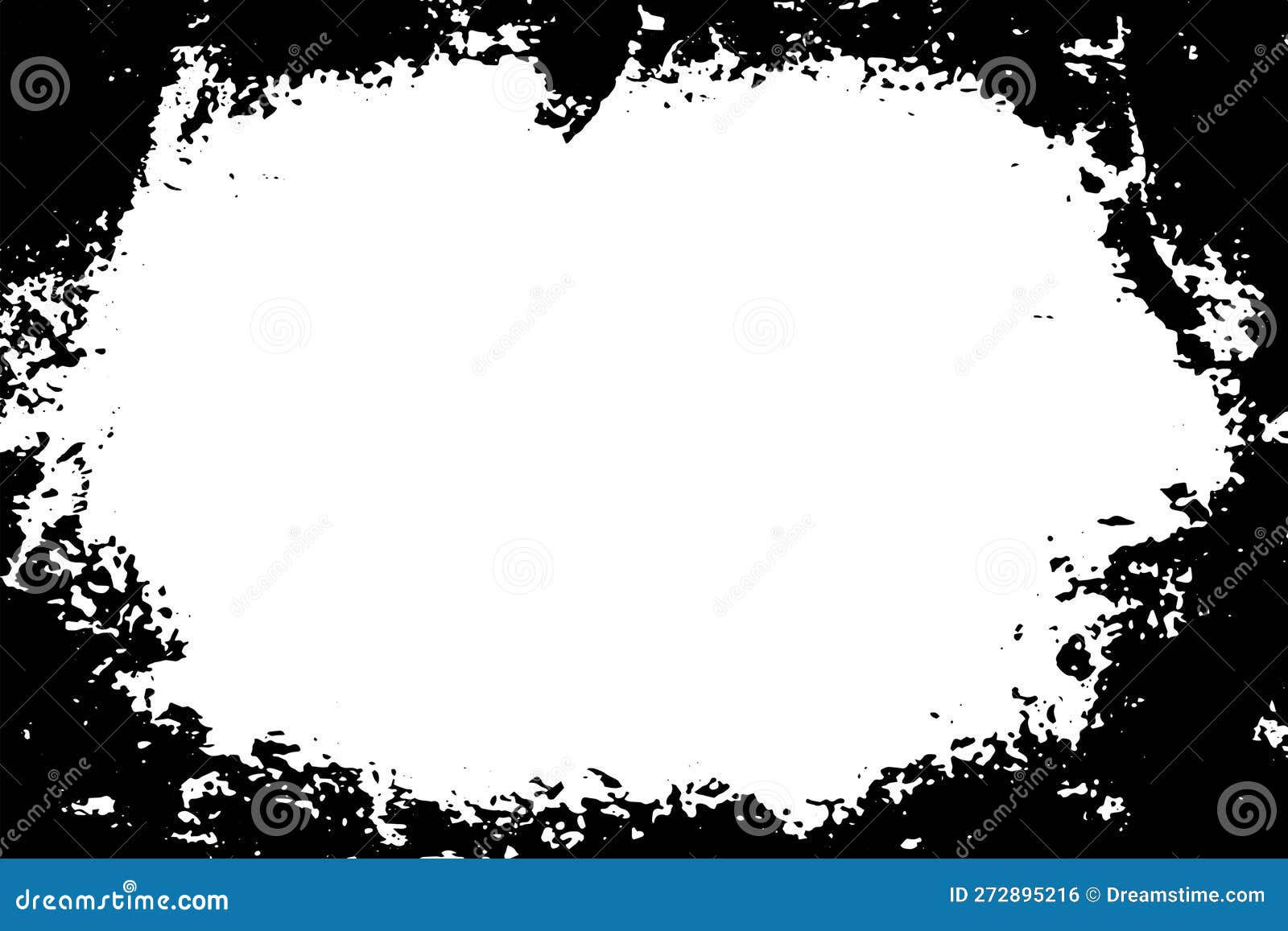 Grunge Border Vector Texture Background. Abstract Frame Overlay Stock ...