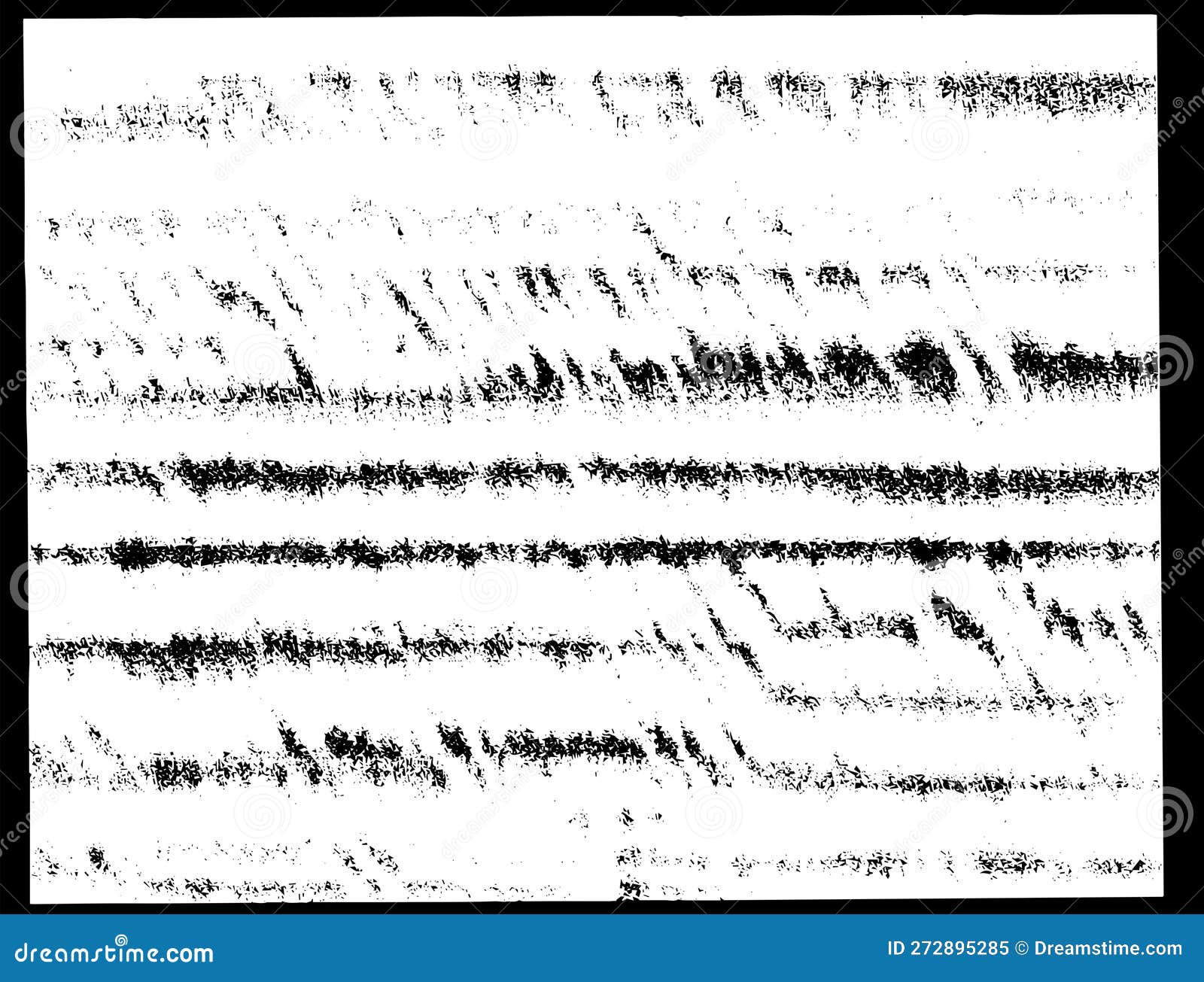 Grunge Border Vector Texture Background. Abstract Frame Overlay Stock ...