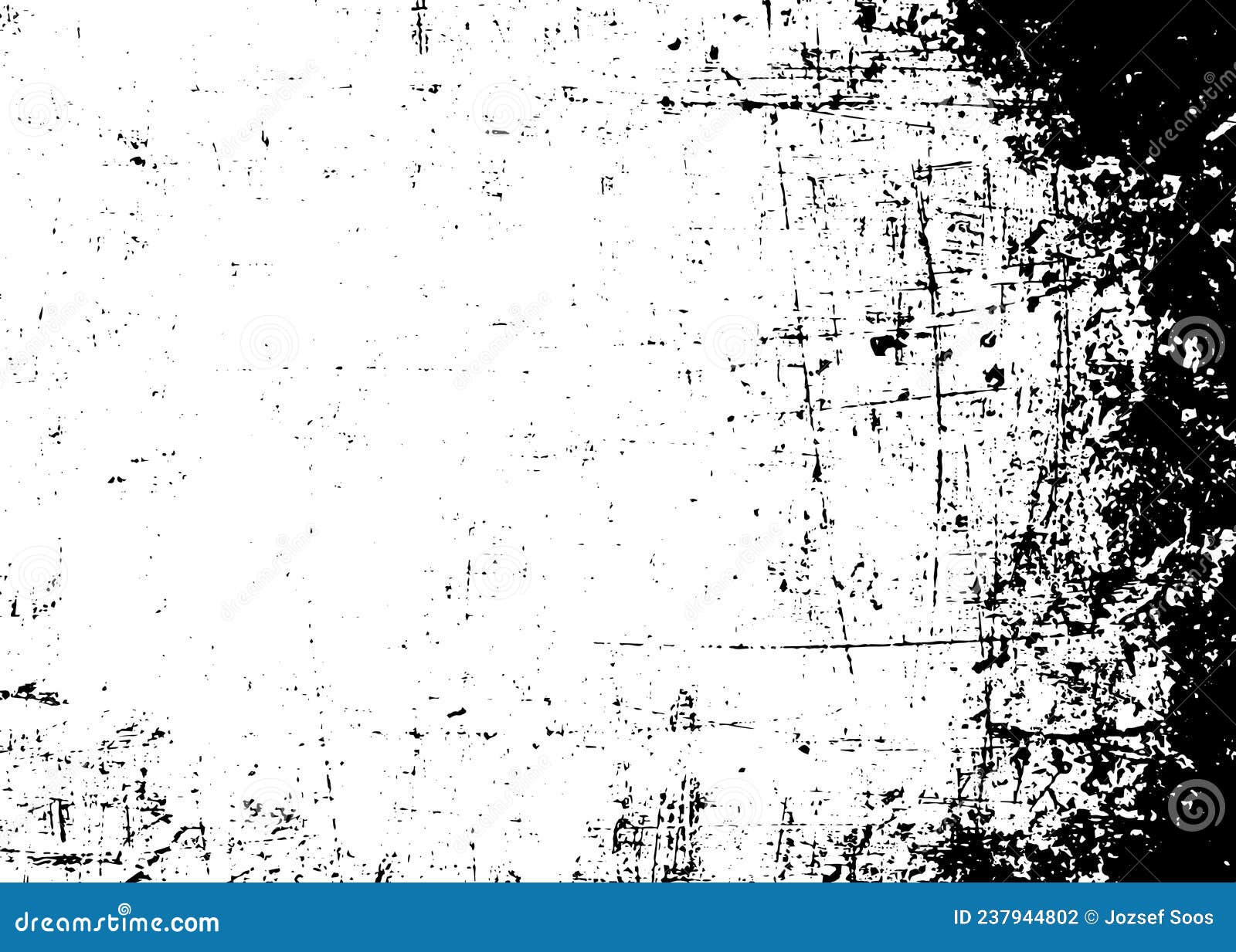 Grunge Border Vector Texture Background. Abstract Frame Overlay Stock ...