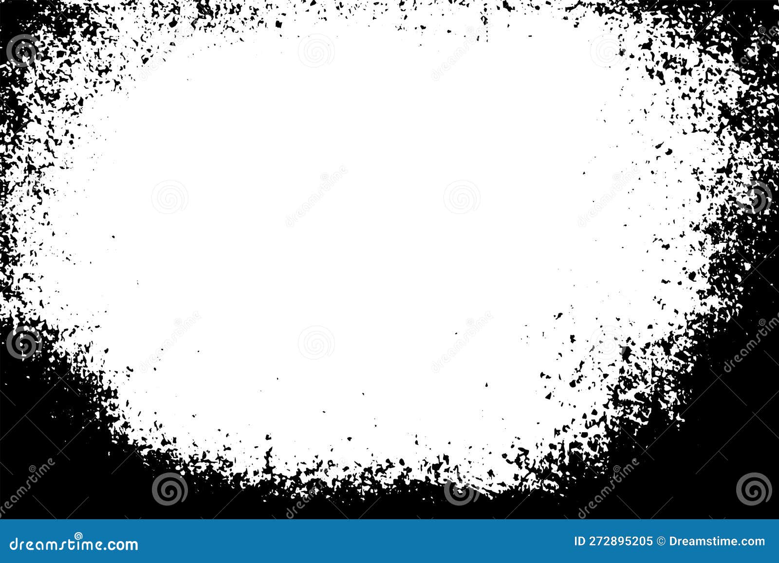 Grunge Border Vector Texture Background. Abstract Frame Overlay Stock ...