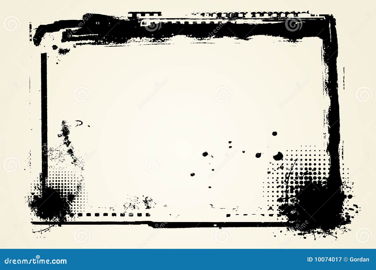 Grunge borders stock vector. Illustration of design, abstract - 10074017