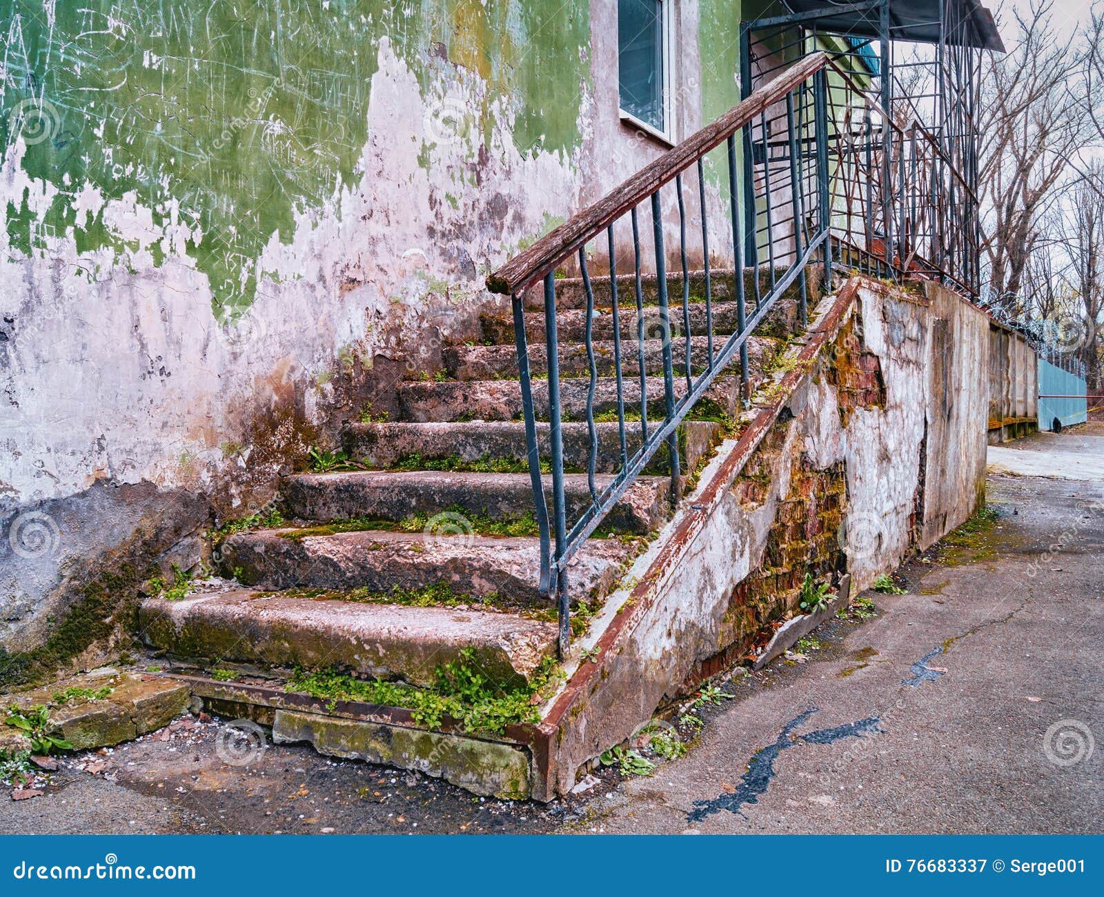 Grunge brick perron stock image. Image of background - 76683337