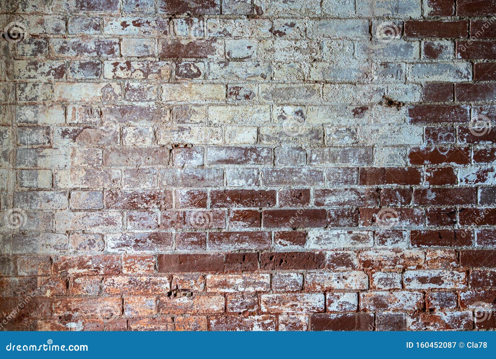 Grunge brick wall stock image. Image of street, aged - 160452087