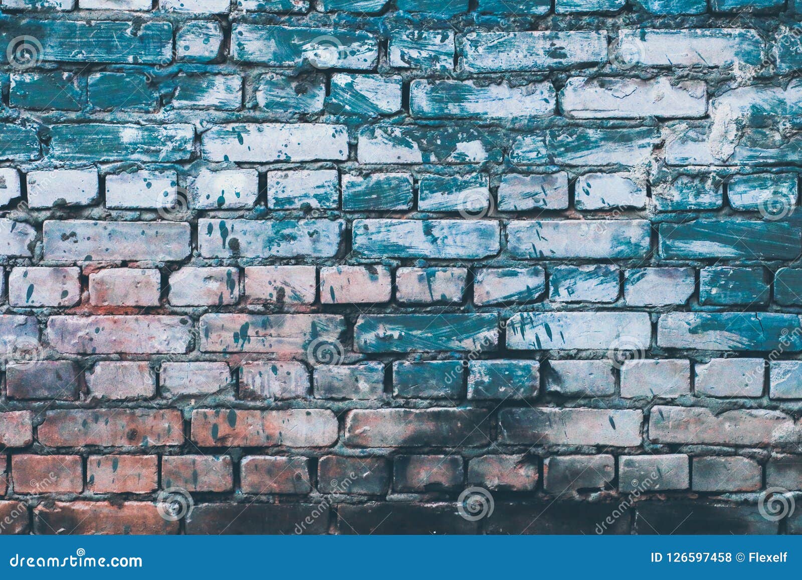 Grunge brick wall. stock photo. Image of macro, effect - 126597458