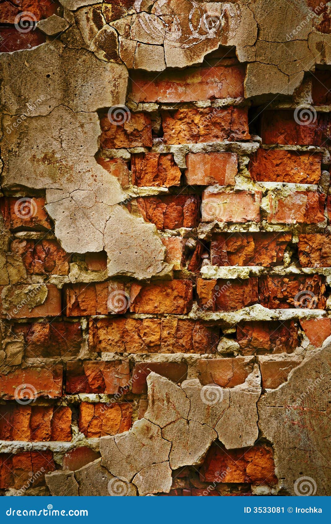 Grunge brick wall texture stock image. Image of horizontal - 3533081