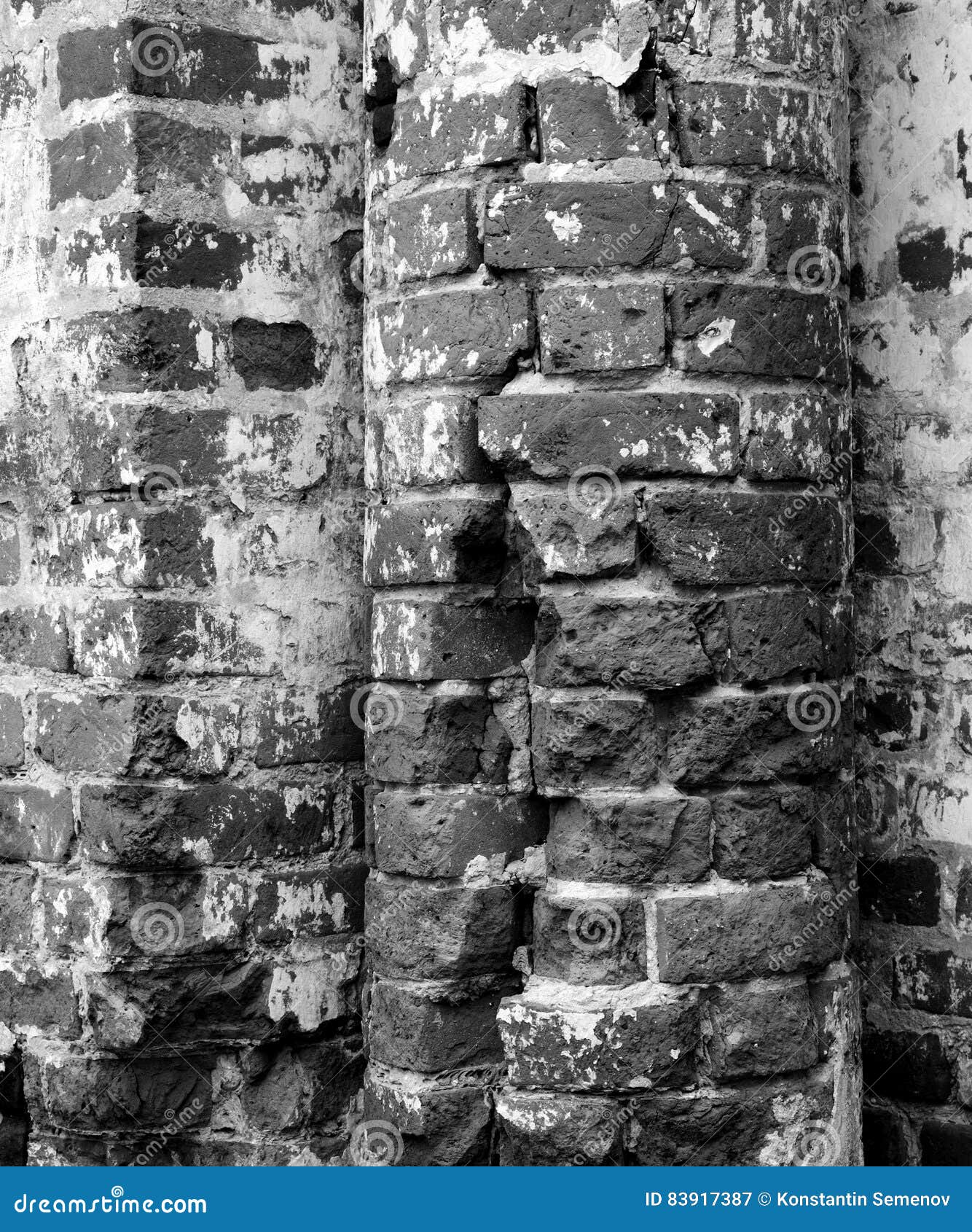 Grunge brick wall texture stock image. Image of black - 83917387