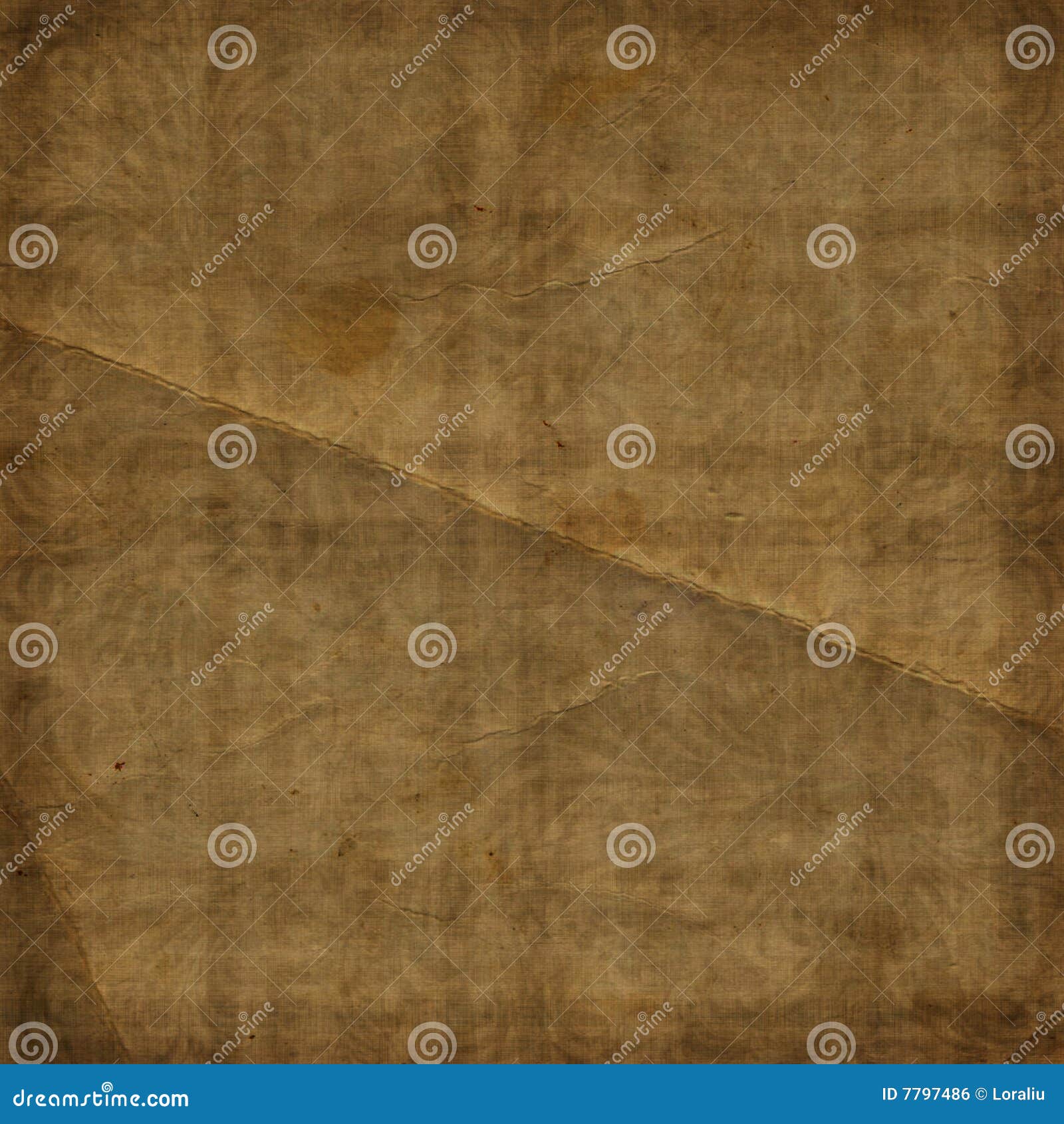 Grunge Brown Background with Ancient Ornament. Stock Illustration ...