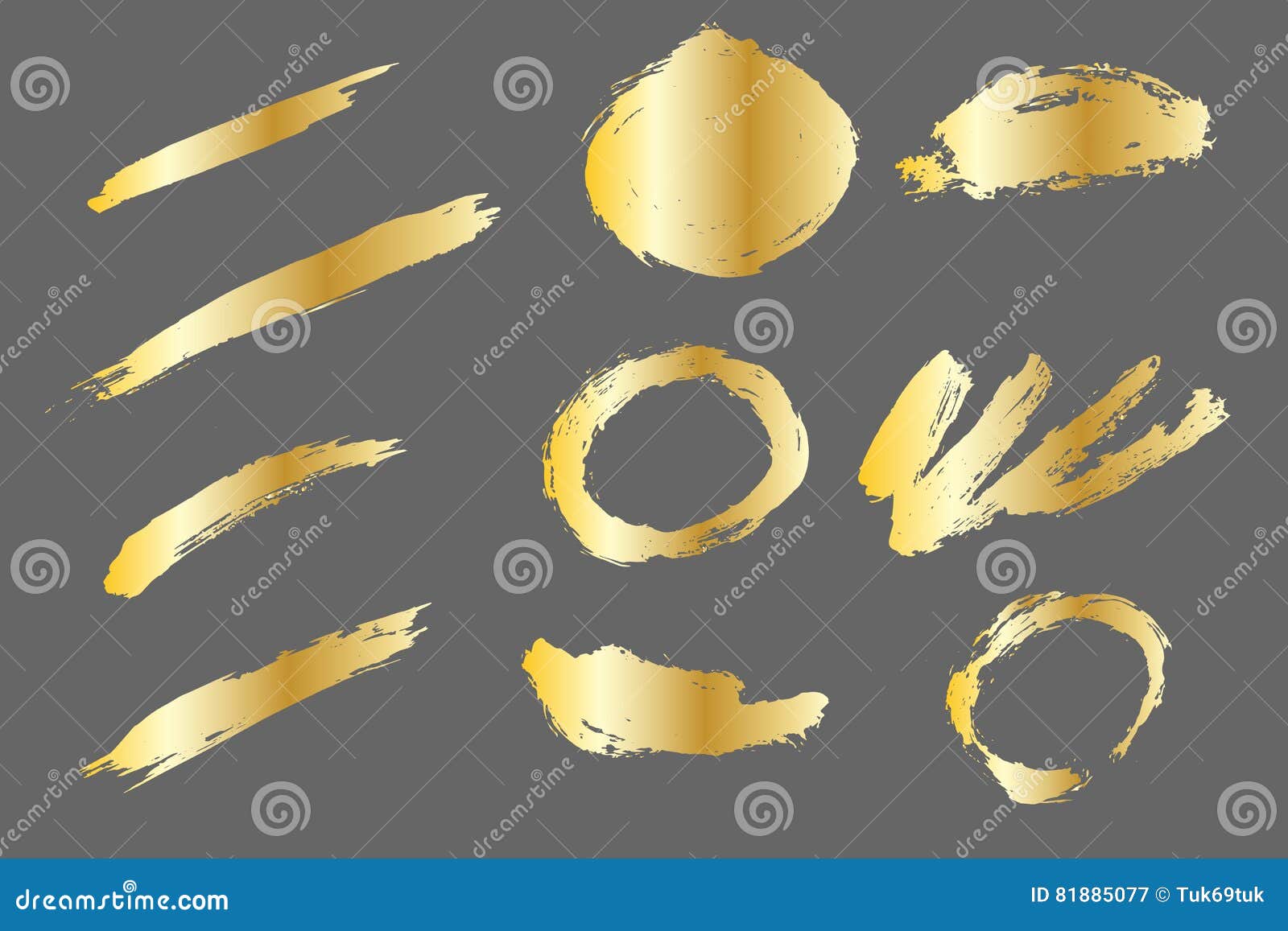 Grunge Brush Strokes with Rough Edges Texture. EPS10 V Stock ...