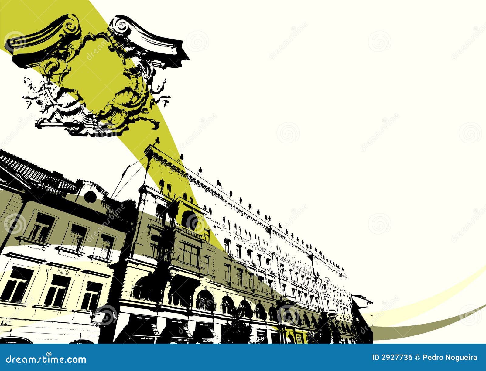 Grunge building stock vector. Illustration of house, apartments - 2927736