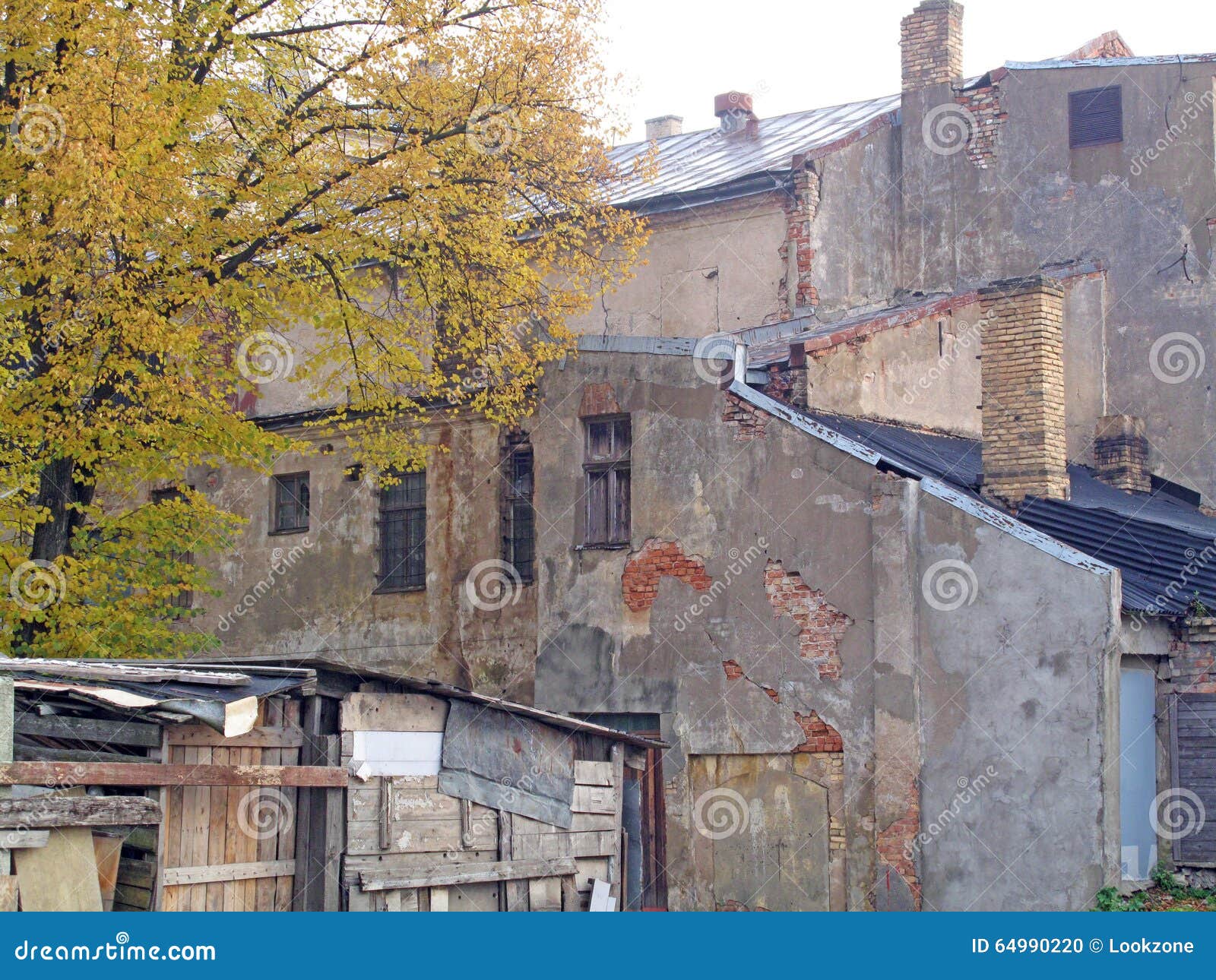 Grunge Building Structures stock photo. Image of property - 64990220