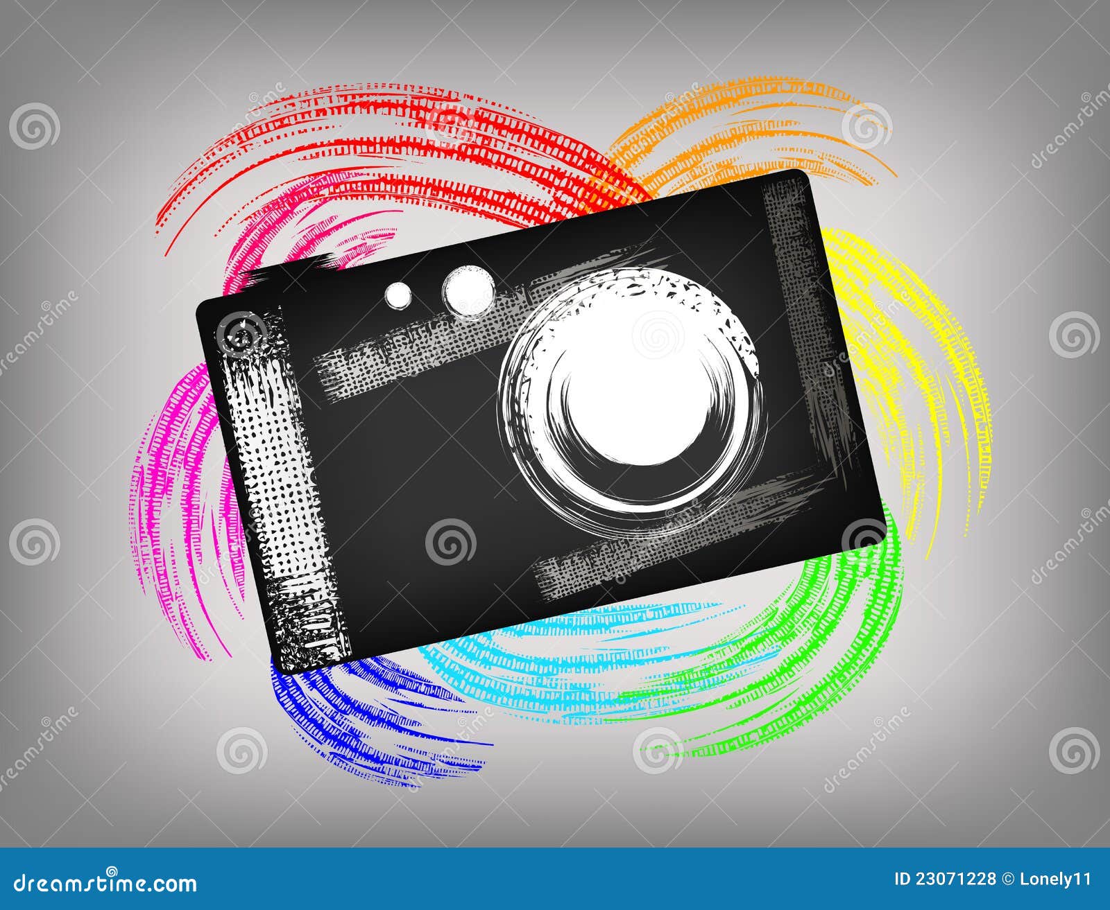 The grunge camera stock vector. Illustration of sketchy - 23071228